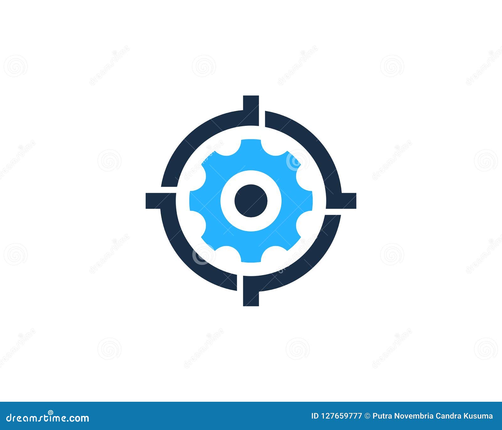 Engineering Target Logo Icon Design Stock Vector - Illustration of ...