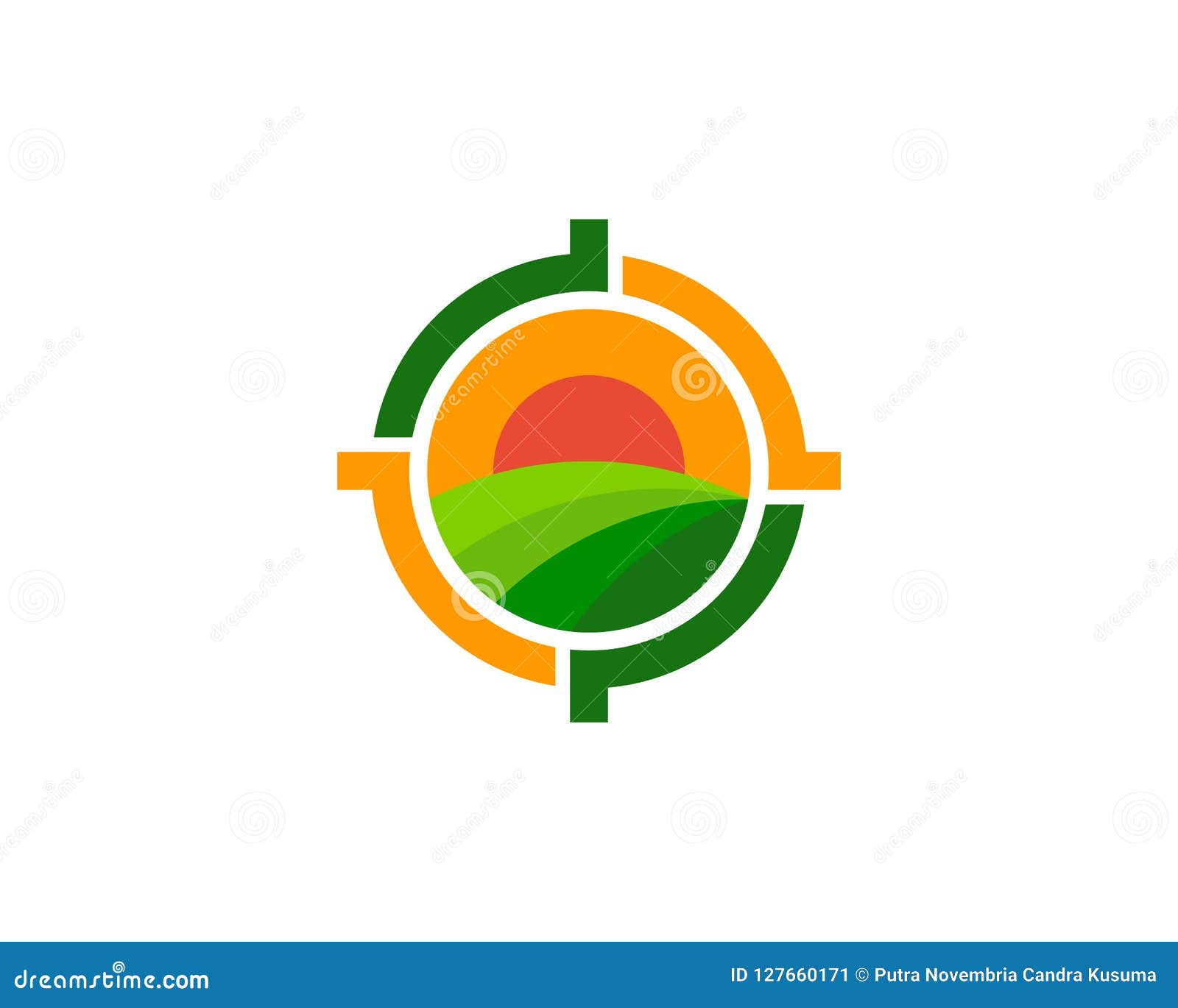 Field Target Logo Icon Design Stock Vector - Illustration of dart ...