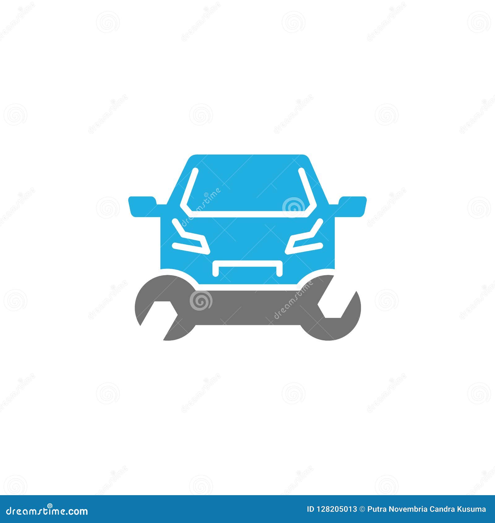 Fix Car Logo Icon Design stock vector. Illustration of automobile ...