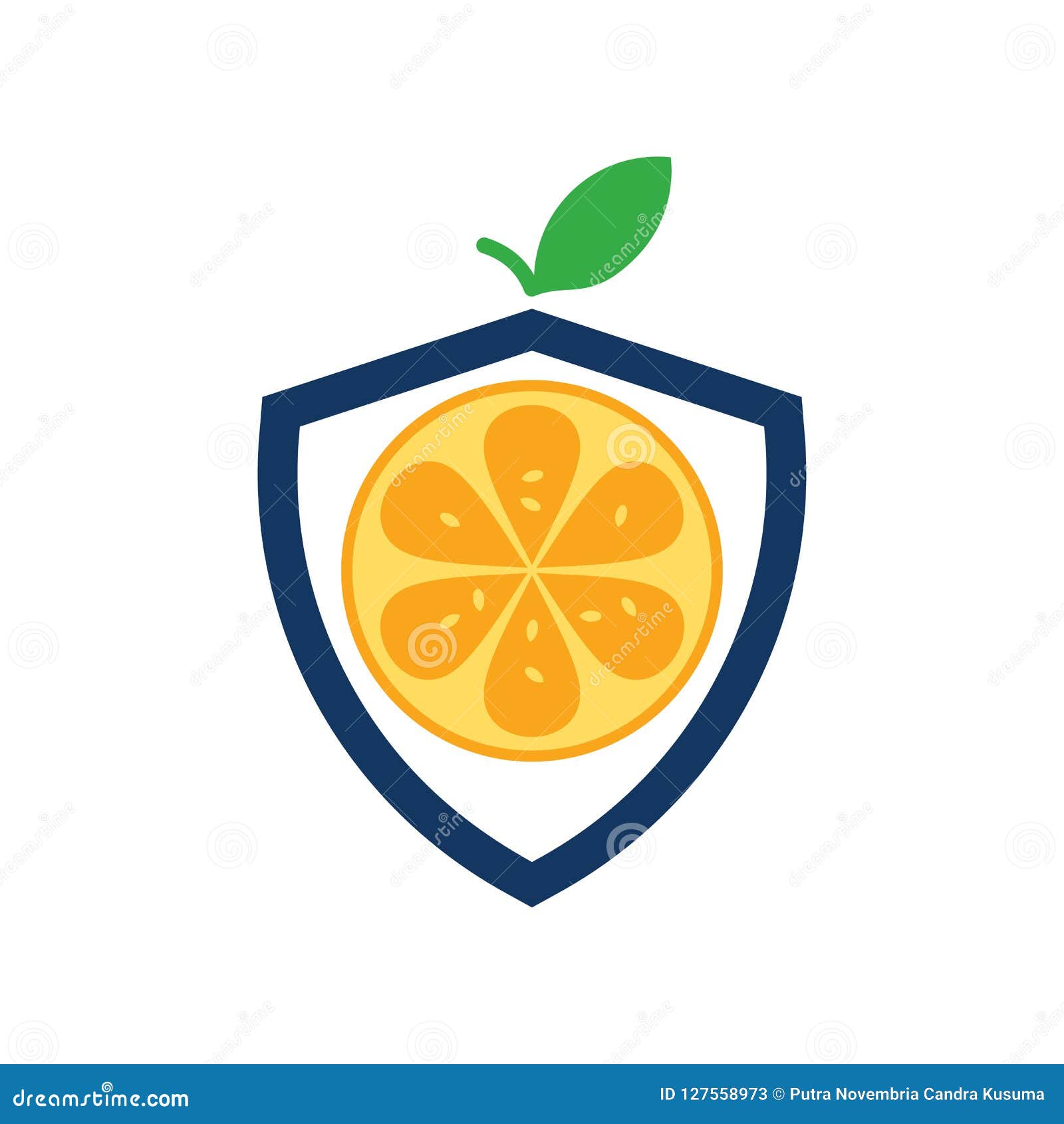 Fruit Shield Logo Icon Design Stock Vector - Illustration of business ...