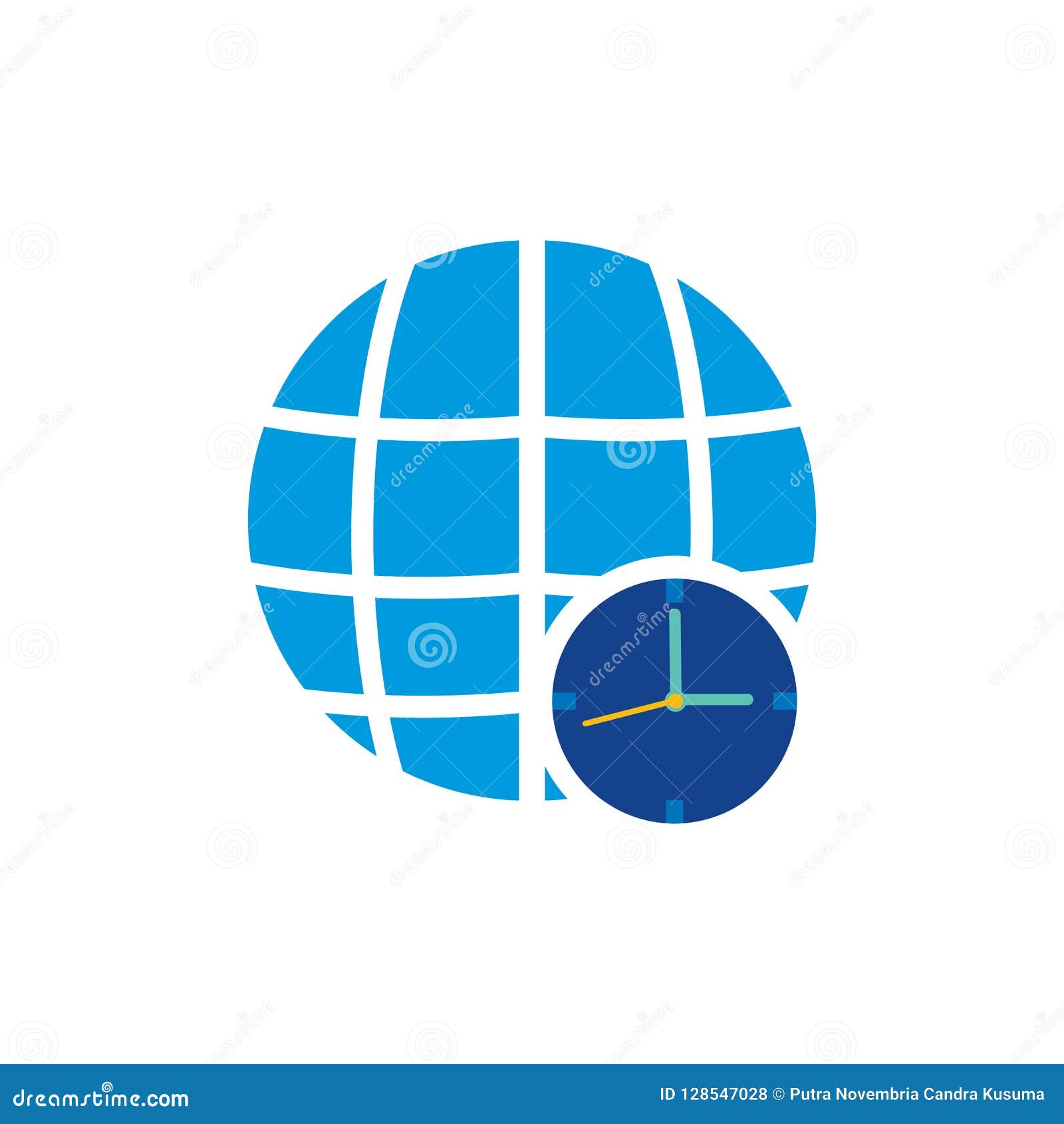 Global Time Logo Icon Design Stock Vector - Illustration of modern ...