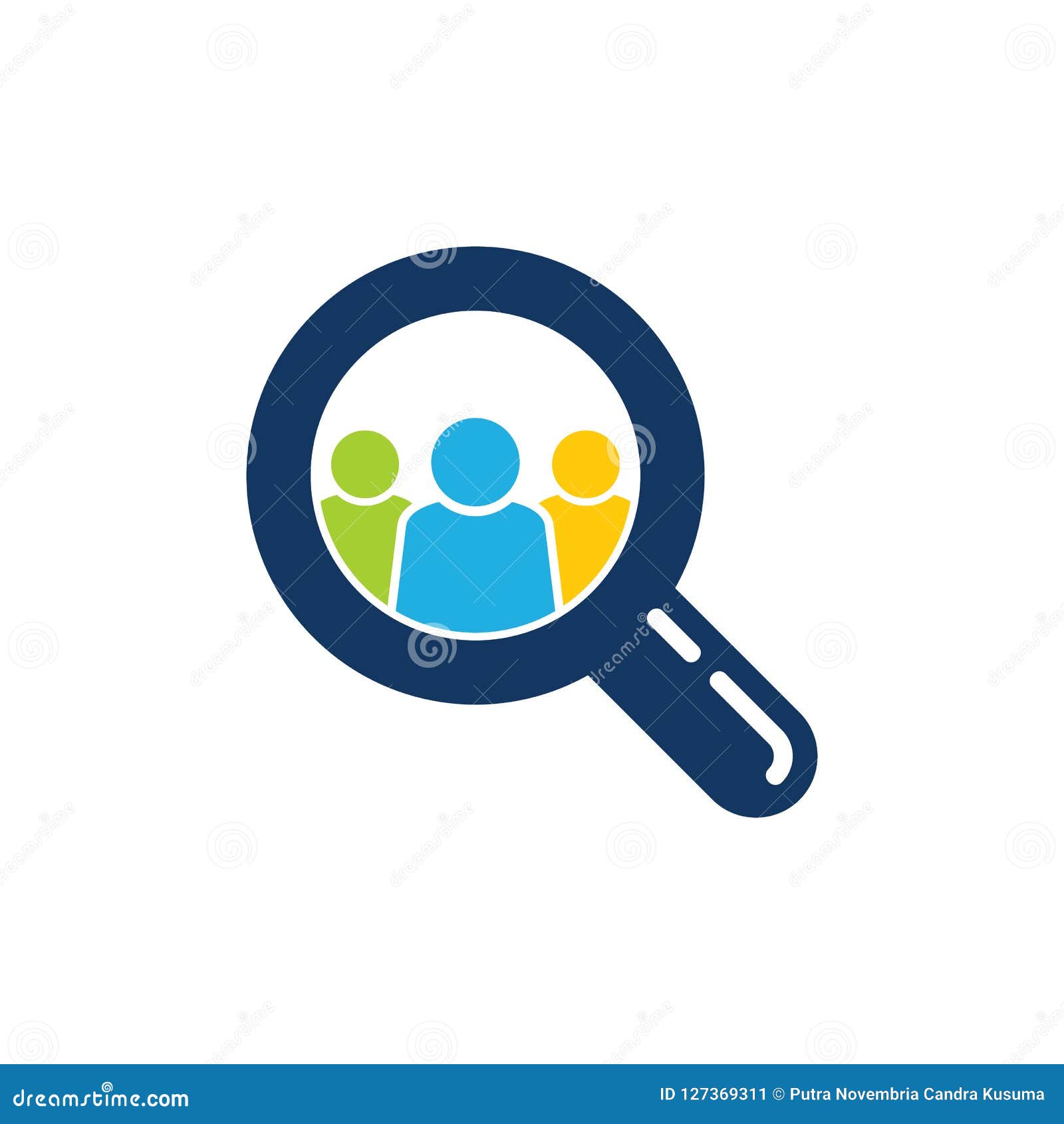 Group Search Logo Icon Design Stock Vector - Illustration of looking ...