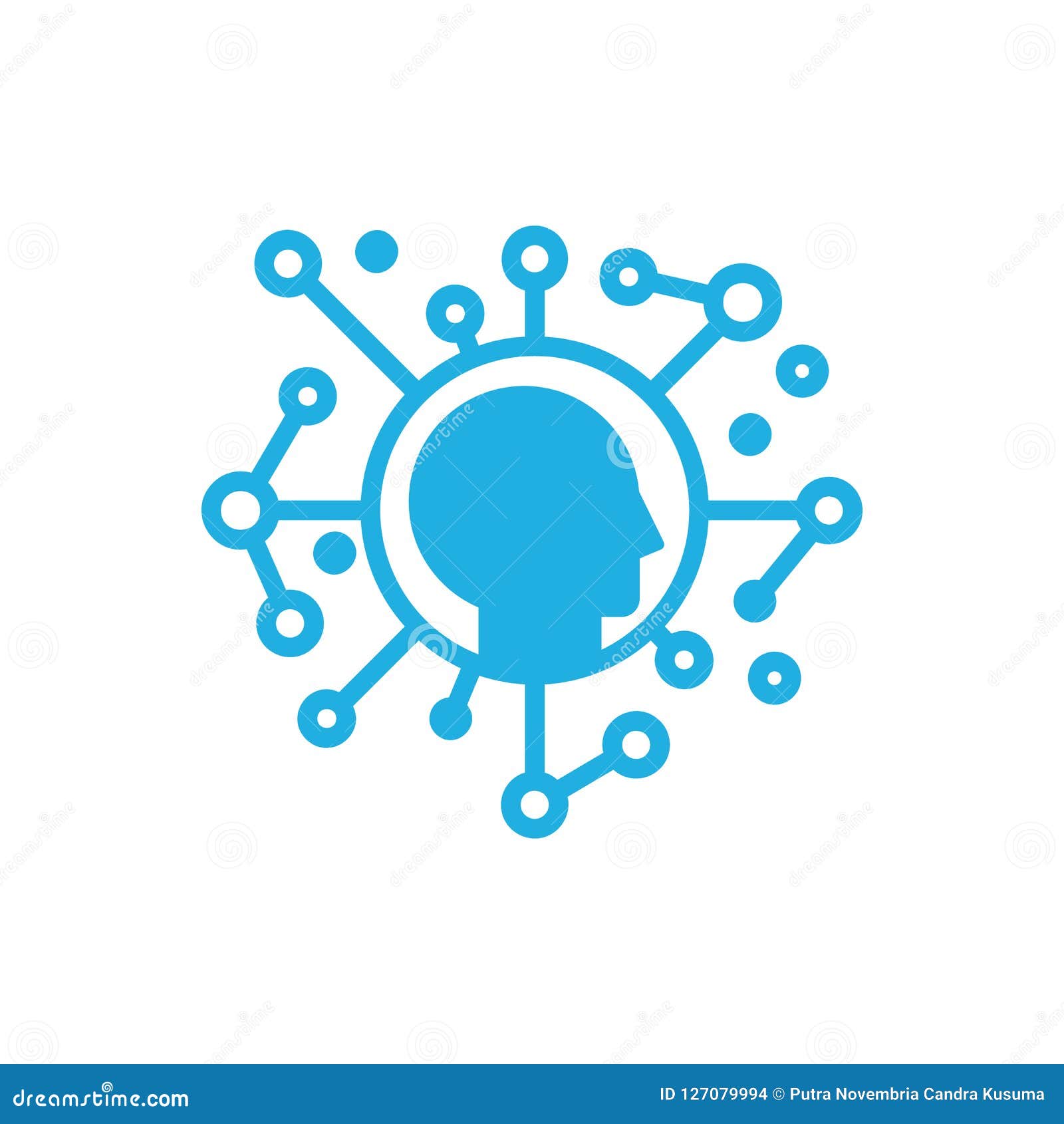Head Network Logo Icon Design Stock Vector - Illustration of abstract ...