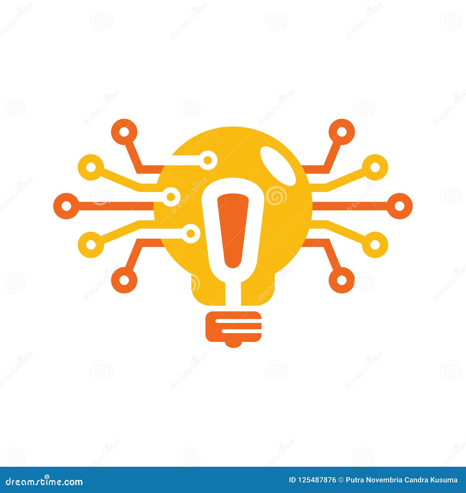 Idea Digital Logo Icon Design Stock Vector - Illustration of logotype ...
