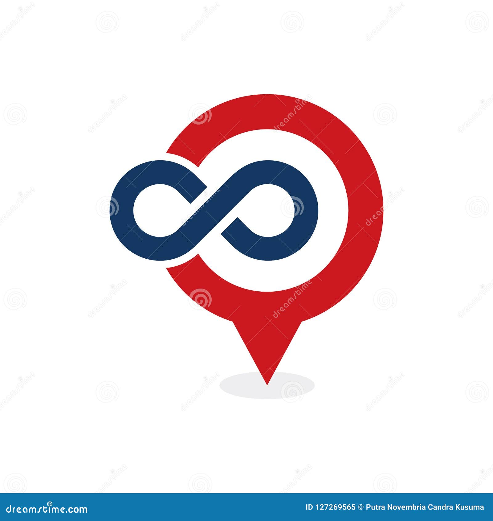 Infinity Point Logo Icon Design Stock Vector - Illustration of loop ...