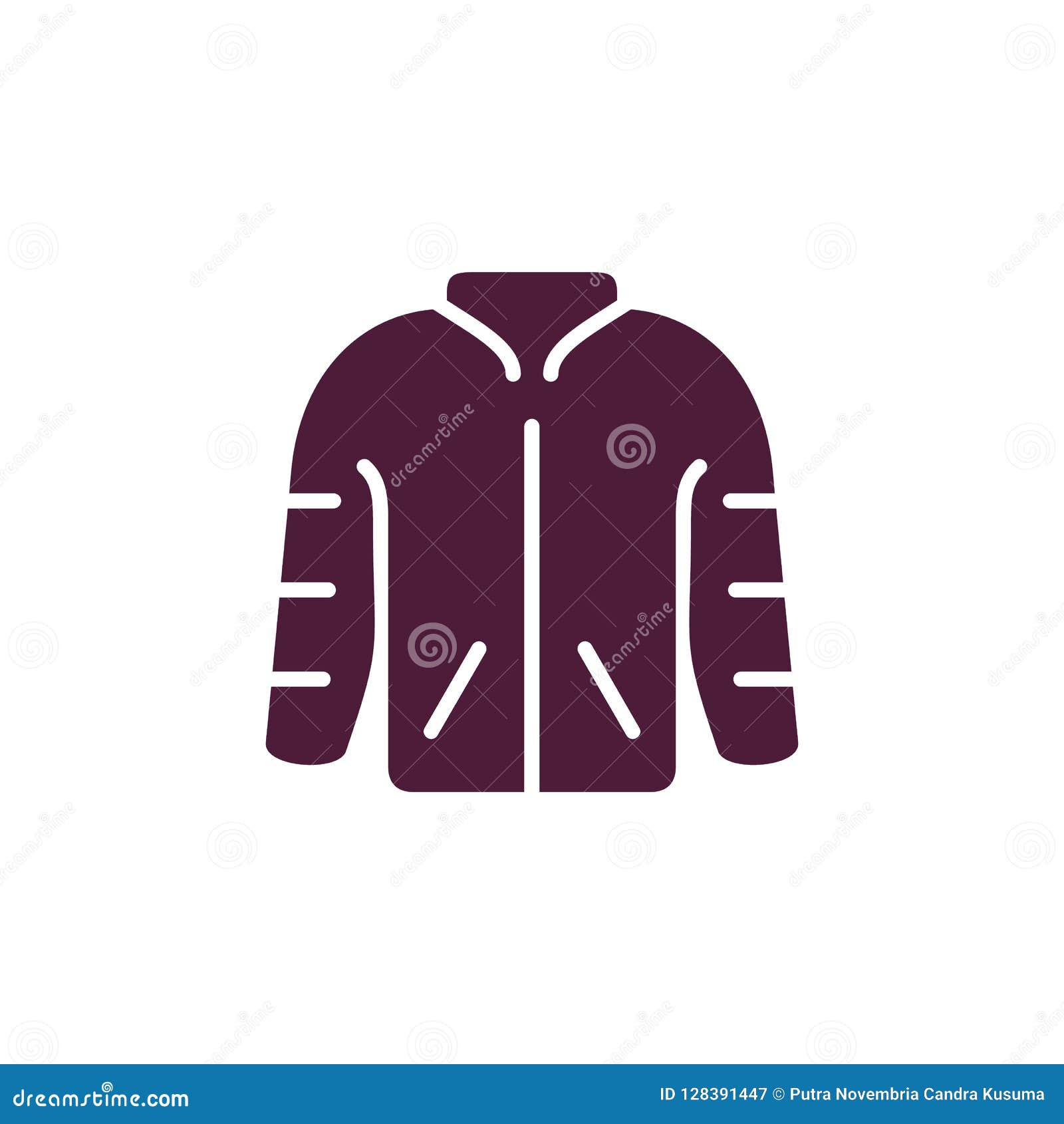 Jacket Logo Icon Design stock vector. Illustration of professional ...