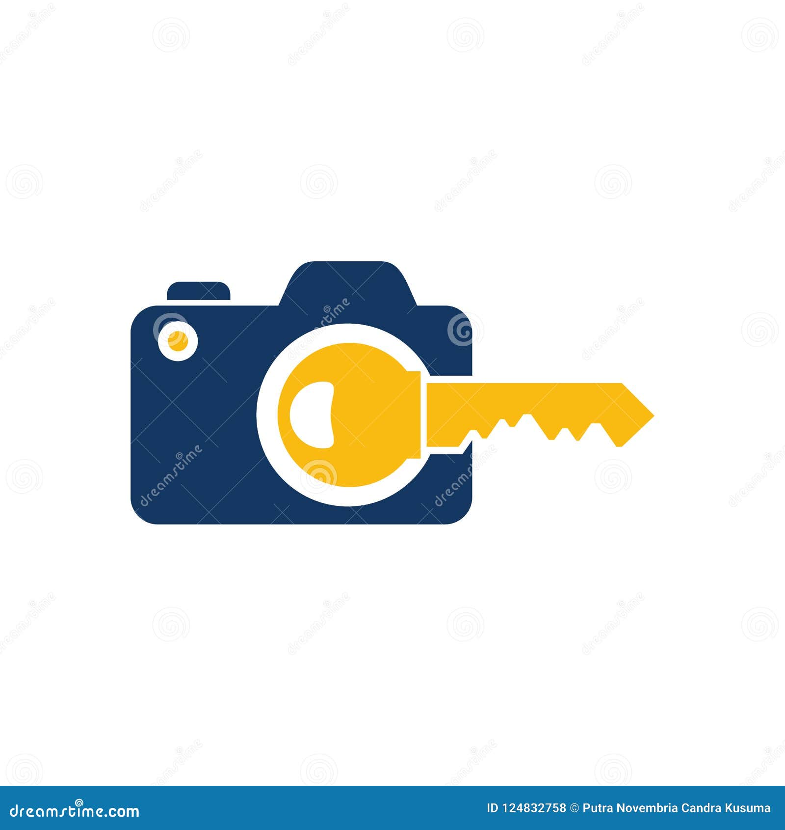 Key Camera Logo Icon Design Stock Vector - Illustration of logo, house ...