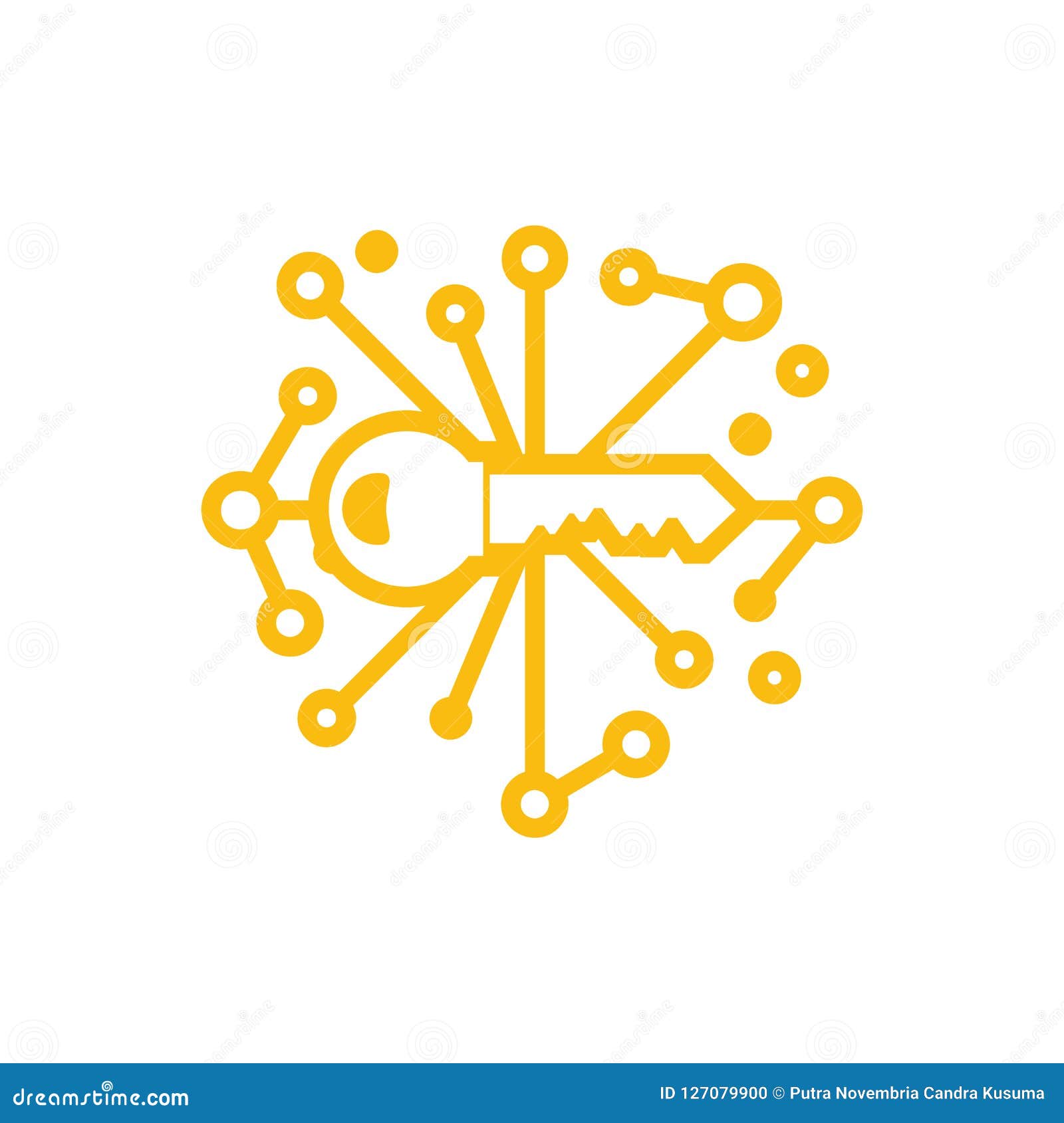Key Network Logo Icon Design Stock Vector - Illustration of close, home ...