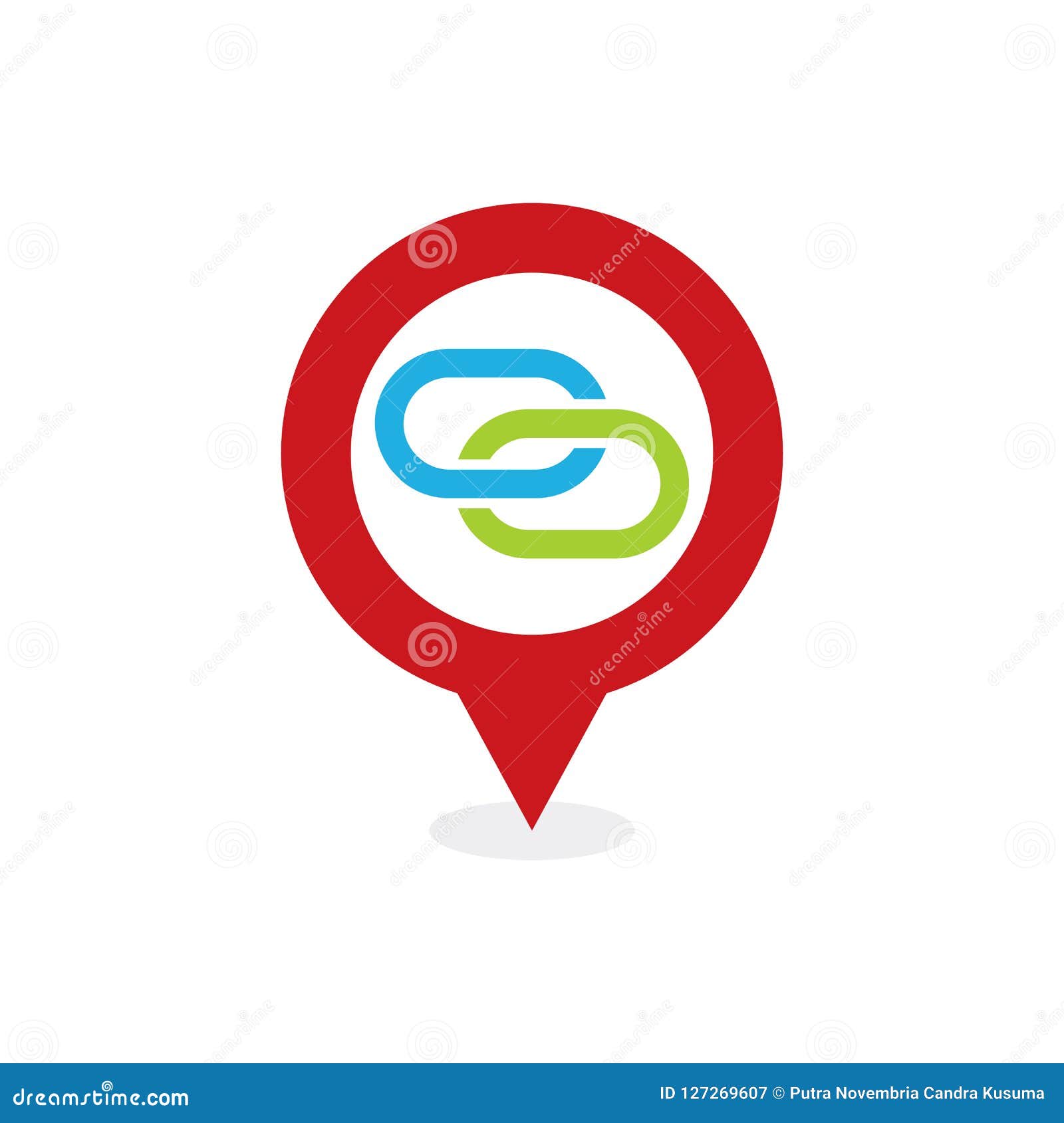 Link Point Logo Icon Design Stock Vector - Illustration of concept ...