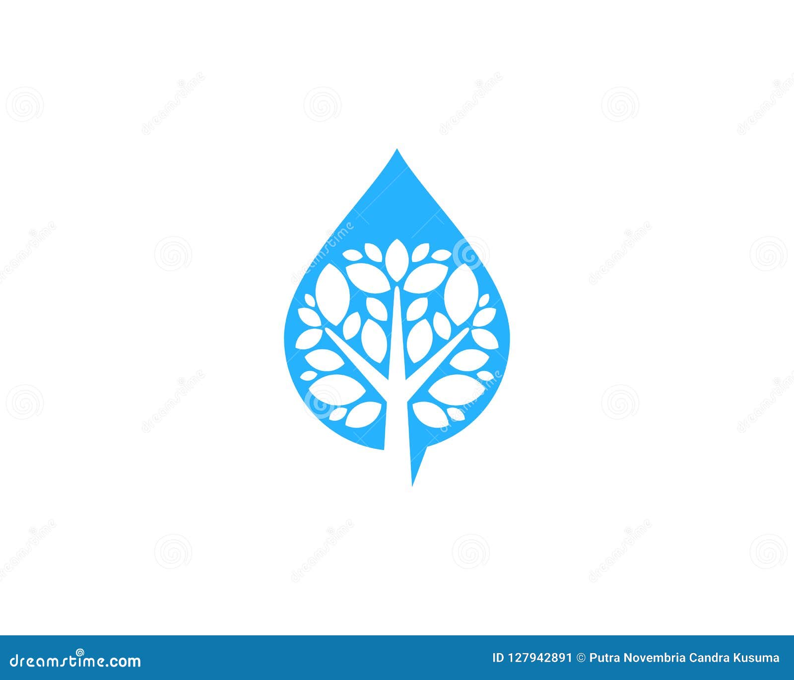 Liquid Tree Logo Icon Design Stock Vector - Illustration of design ...