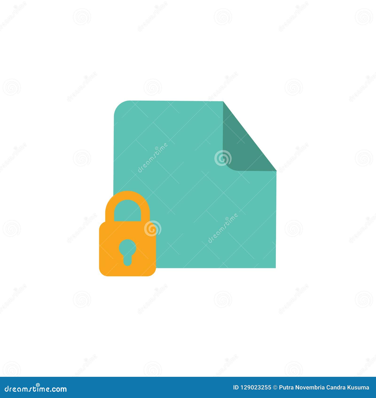 Lock Document Logo Icon Design Stock Vector - Illustration of label ...