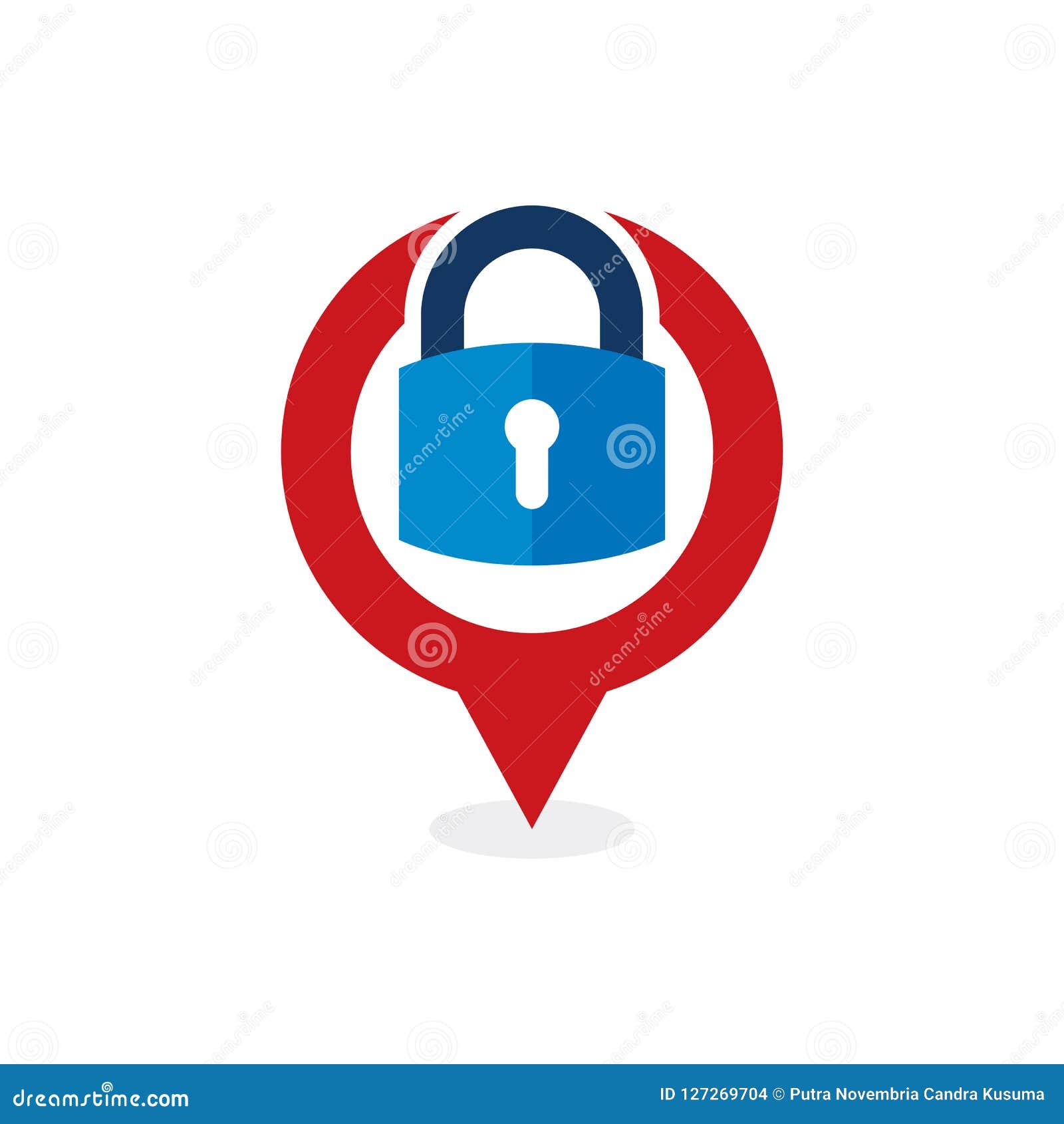 Lock Point Logo Icon Design Stock Vector - Illustration of lock, access ...