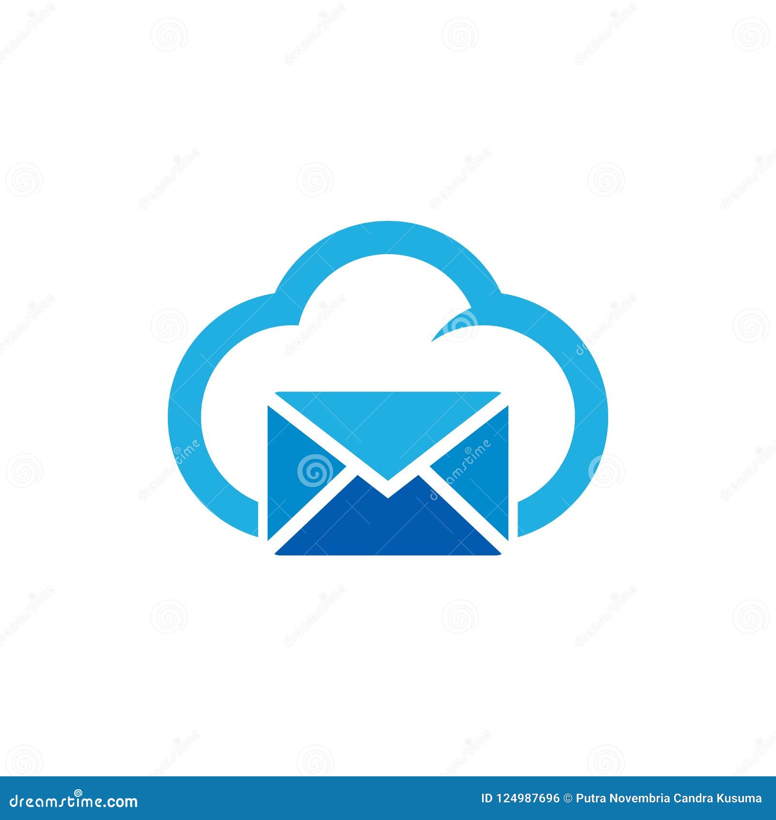 Mail Cloud Logo Icon Design Stock Vector - Illustration of ...