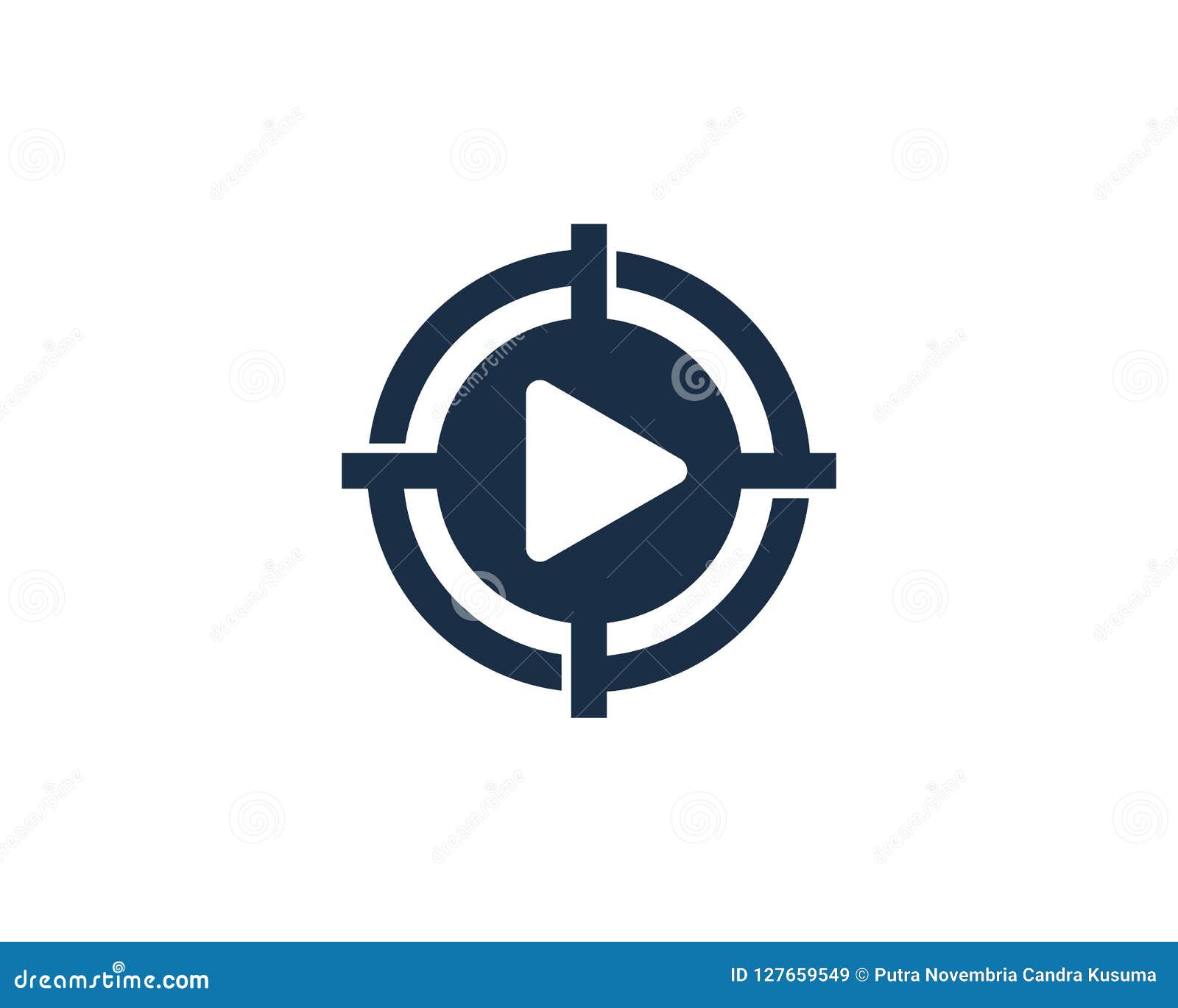 Media Target Logo Icon Design Stock Vector - Illustration of branding, logo: 127659549