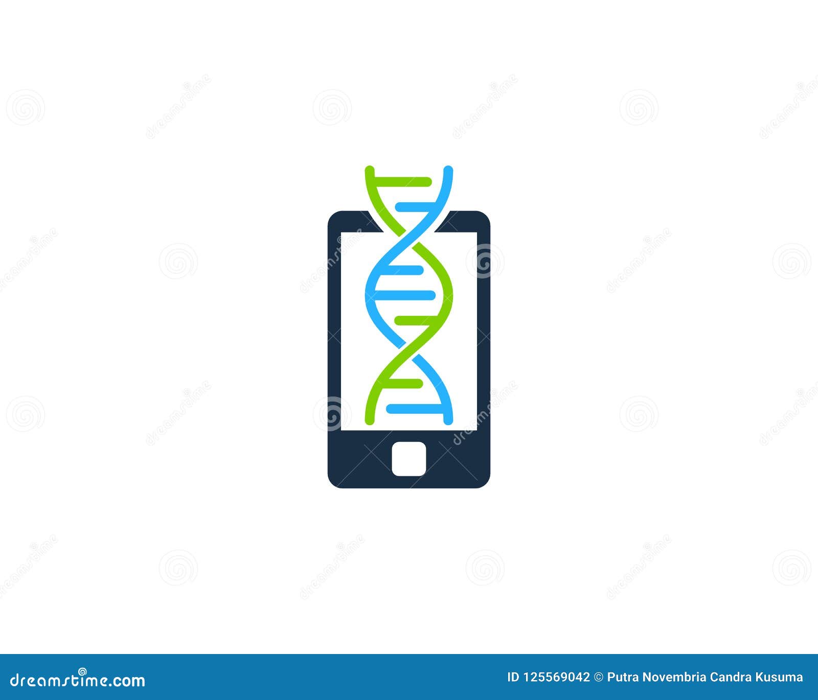 Mobile Dna Logo Icon Design Stock Vector - Illustration of device ...