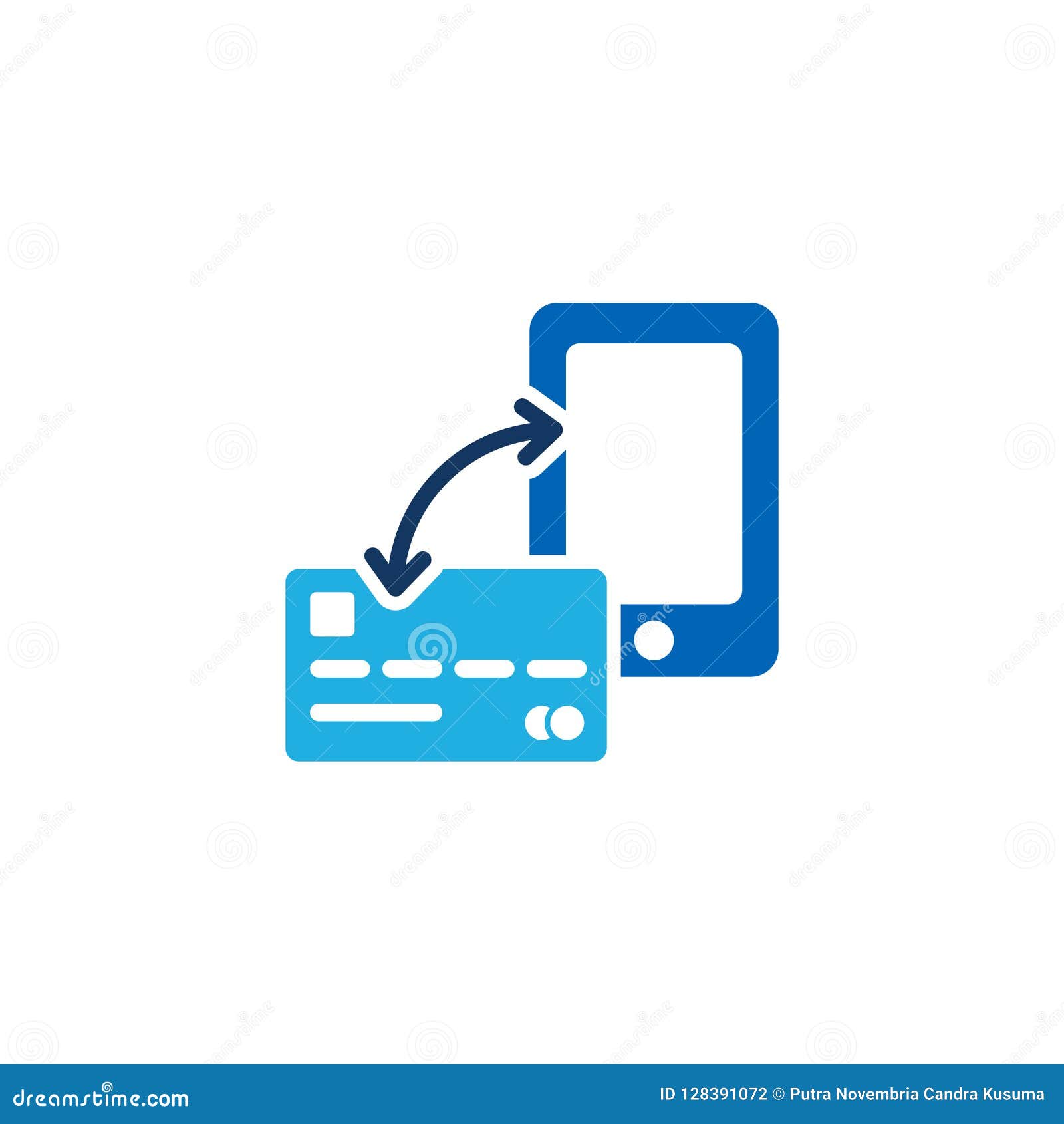Mobile Transfer Logo Icon Design Stock Vector - Illustration of mobile ...