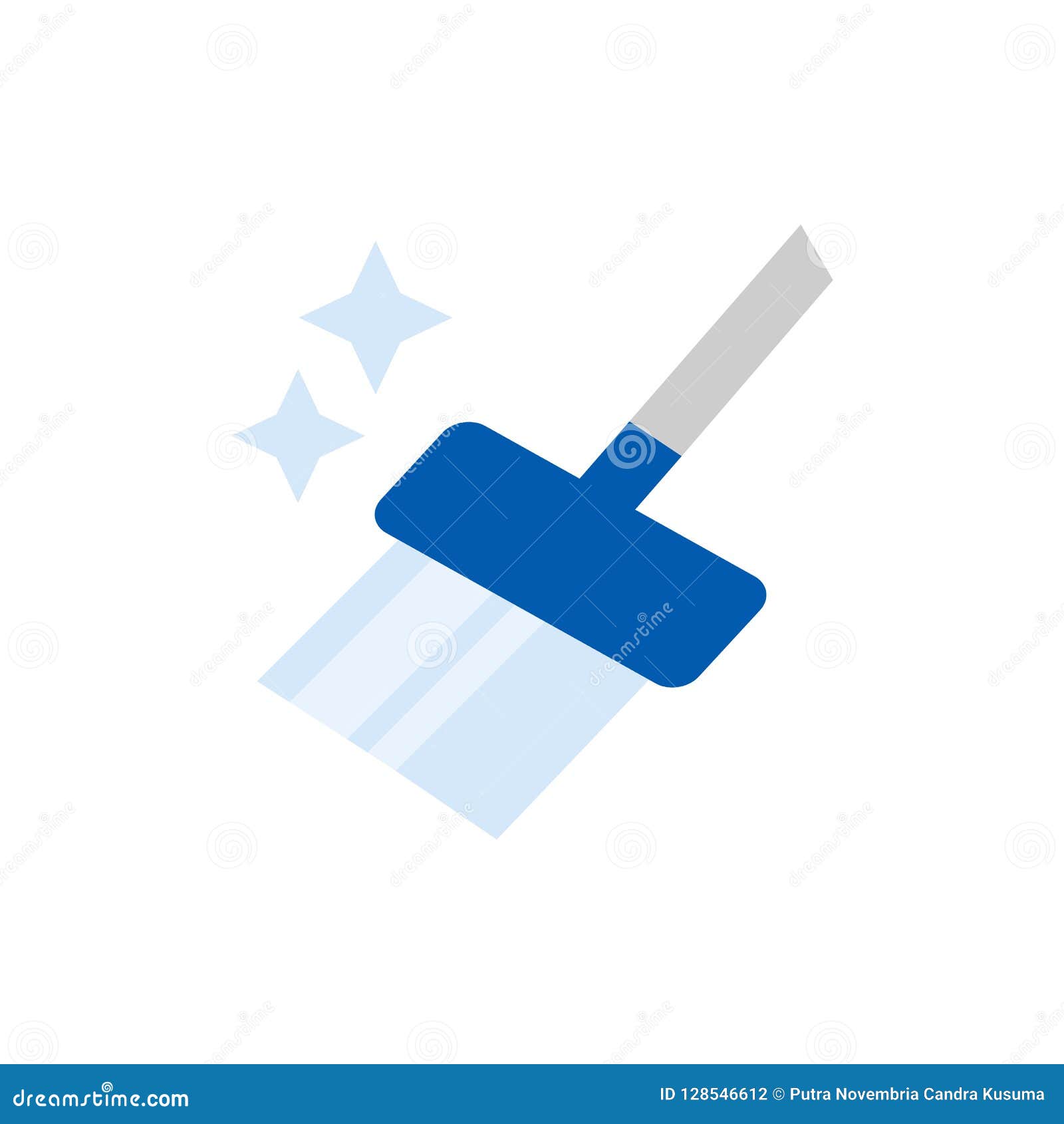 Mop Logo Icon Design stock vector. Illustration of room - 128546612