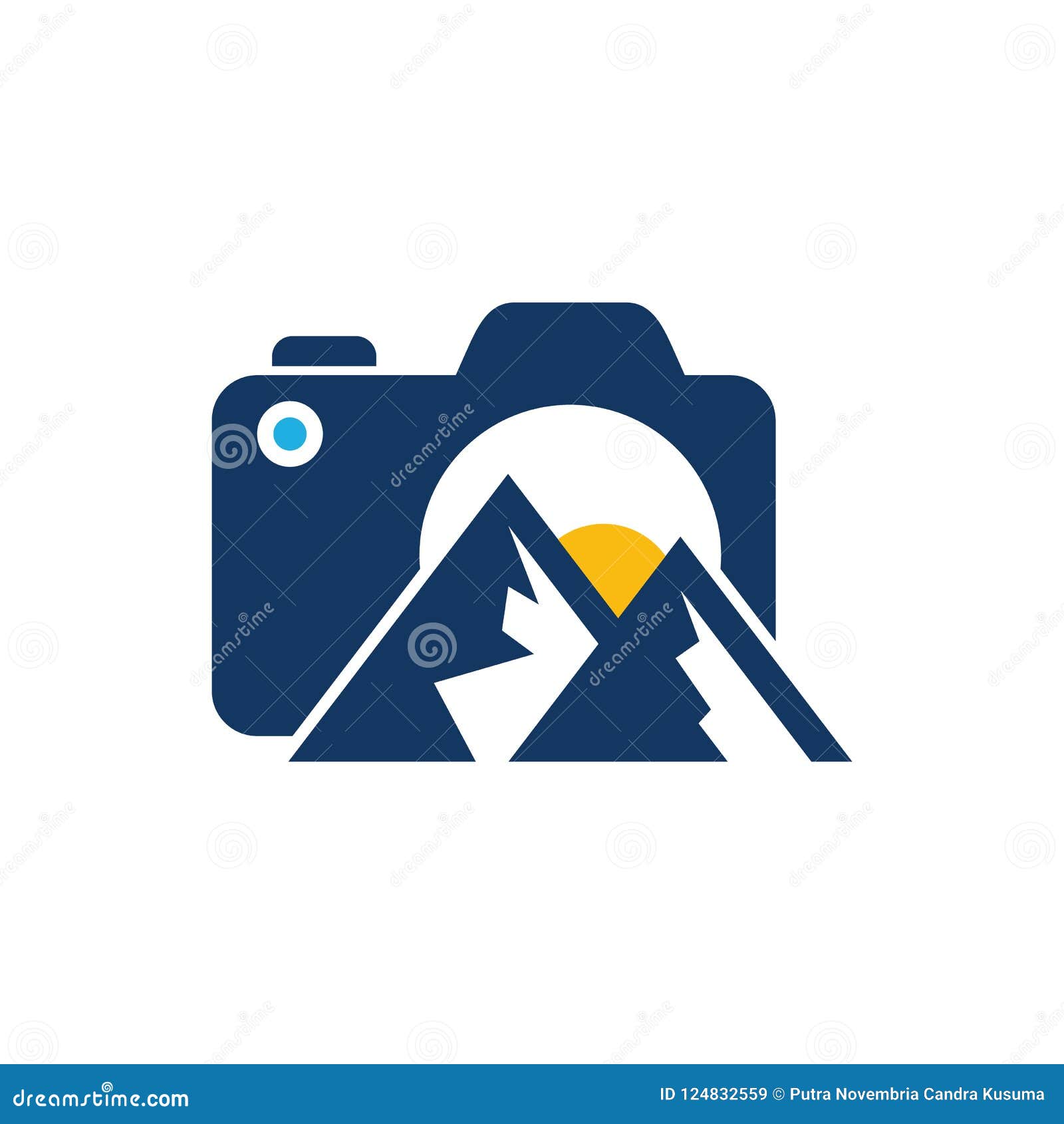 Mountain Camera Logo Icon Design Stock Vector - Illustration of logo ...