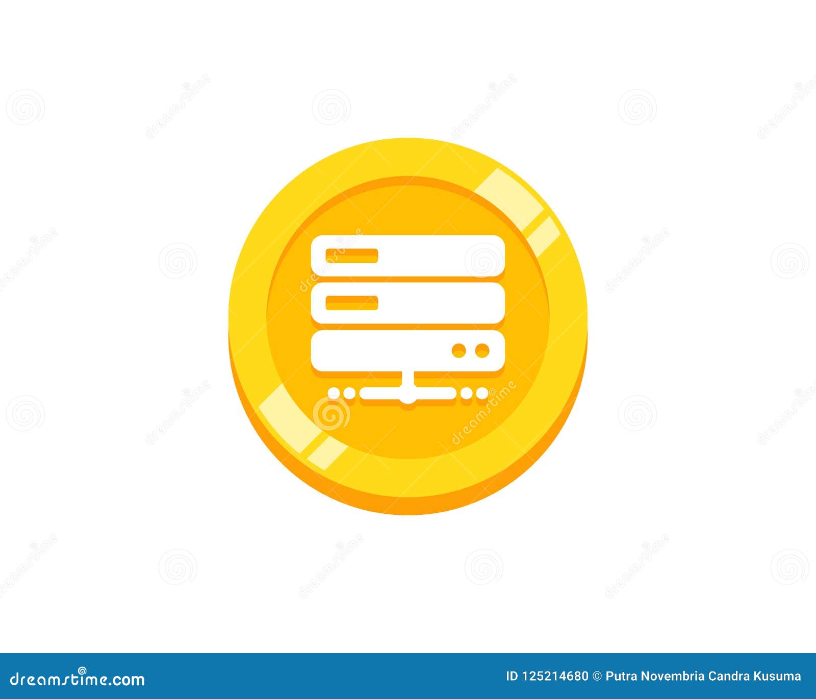 Network Coin Logo Icon Design Stock Vector - Illustration of logo, coin ...