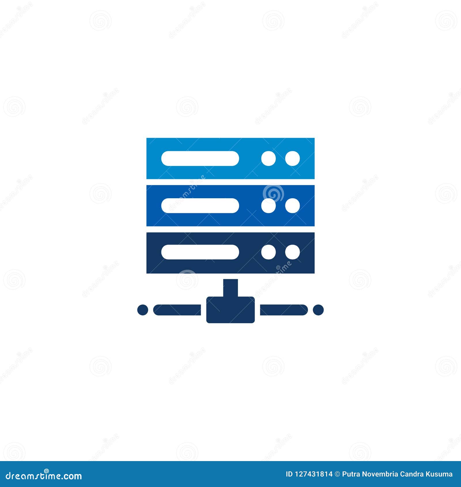 Network Server Logo Icon Design Stock Illustration - Illustration of ...