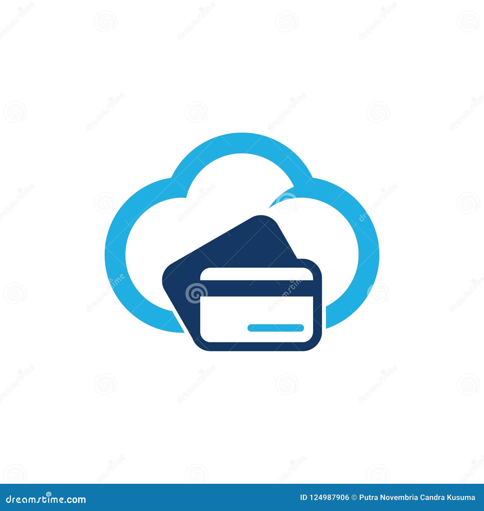 Payment Cloud Logo Icon Design Stock Vector - Illustration of money ...
