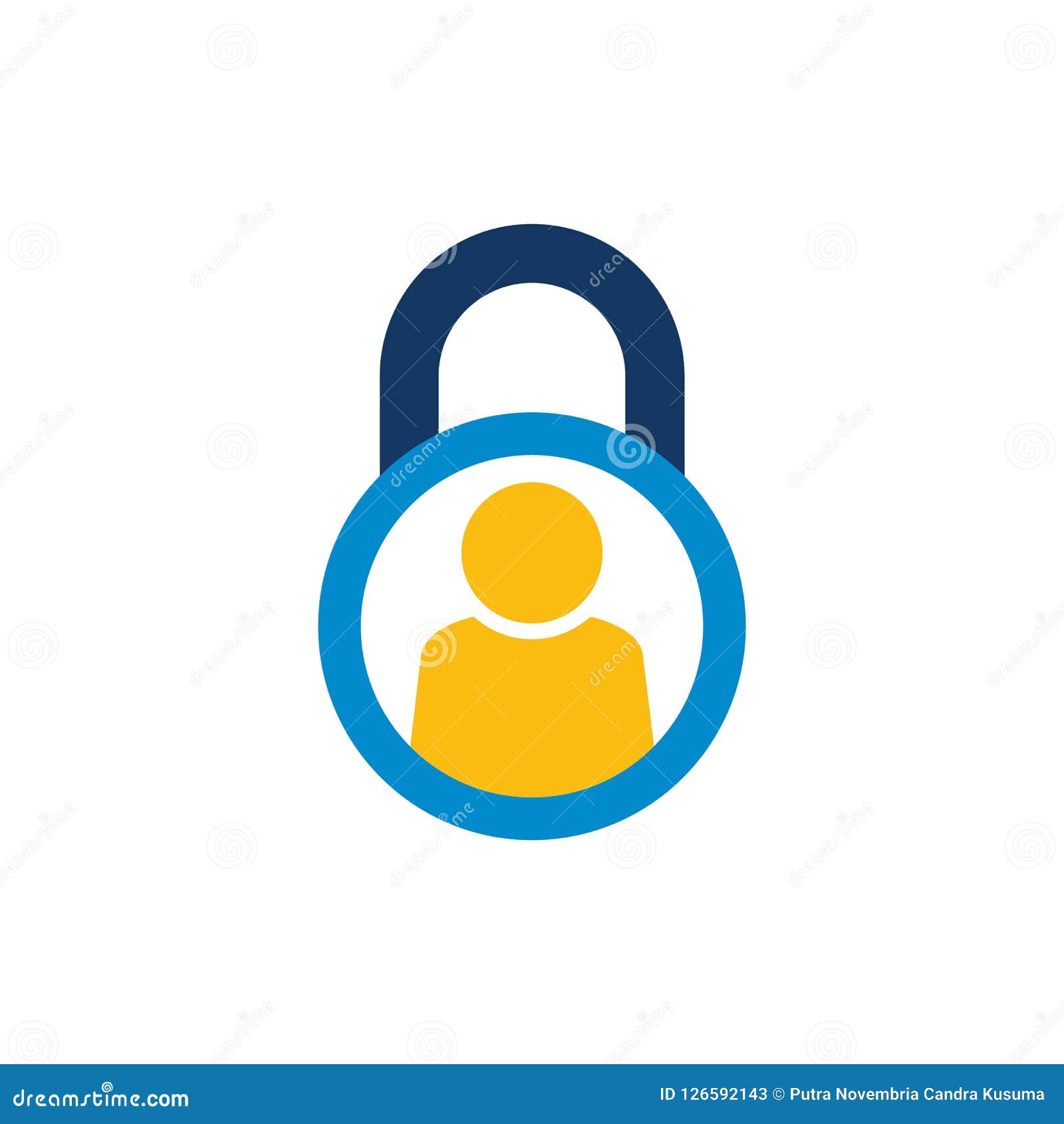 People Lock Logo Icon Design Stock Vector - Illustration of idea ...