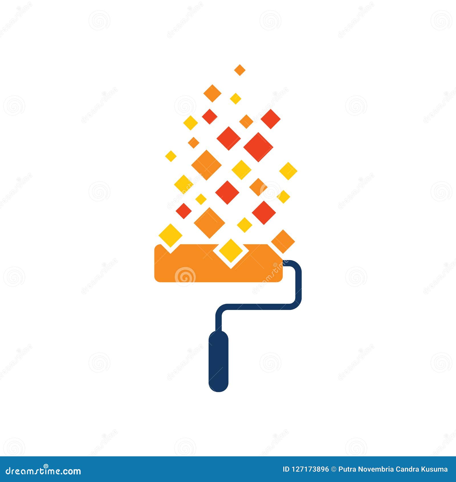 Pixel Paint Logo Icon Design Stock Vector - Illustration of element ...