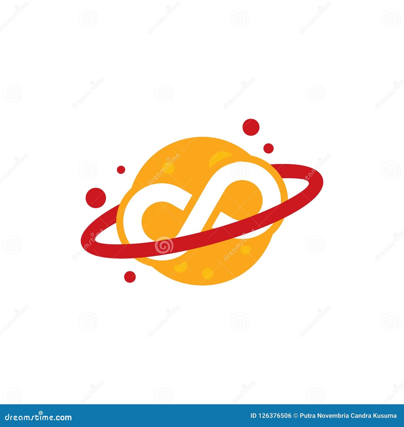 Planet Infinity Head Logo Icon Design Stock Vector - Illustration of ...