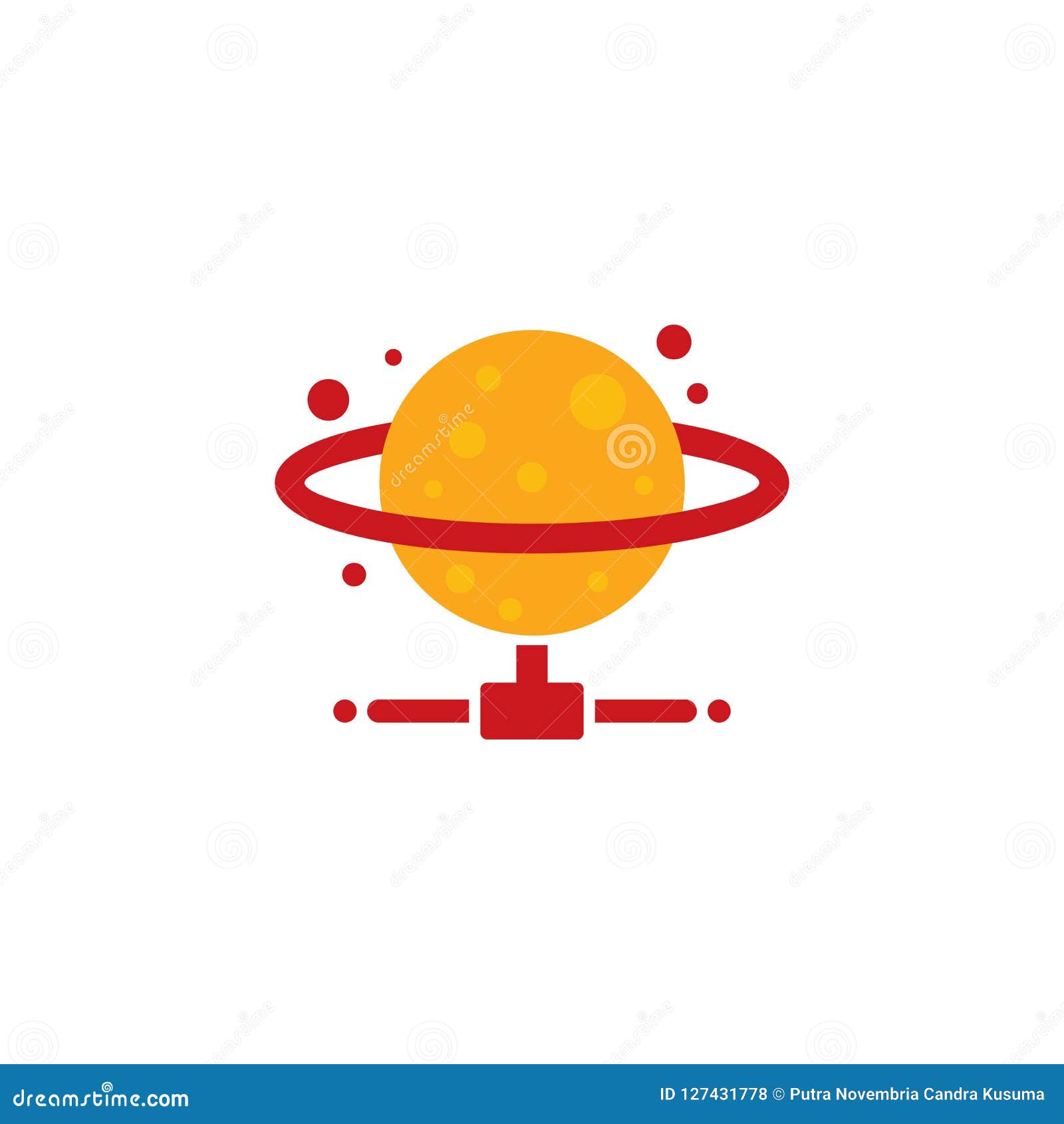 Planet Server Logo Icon Design Stock Vector - Illustration of business ...