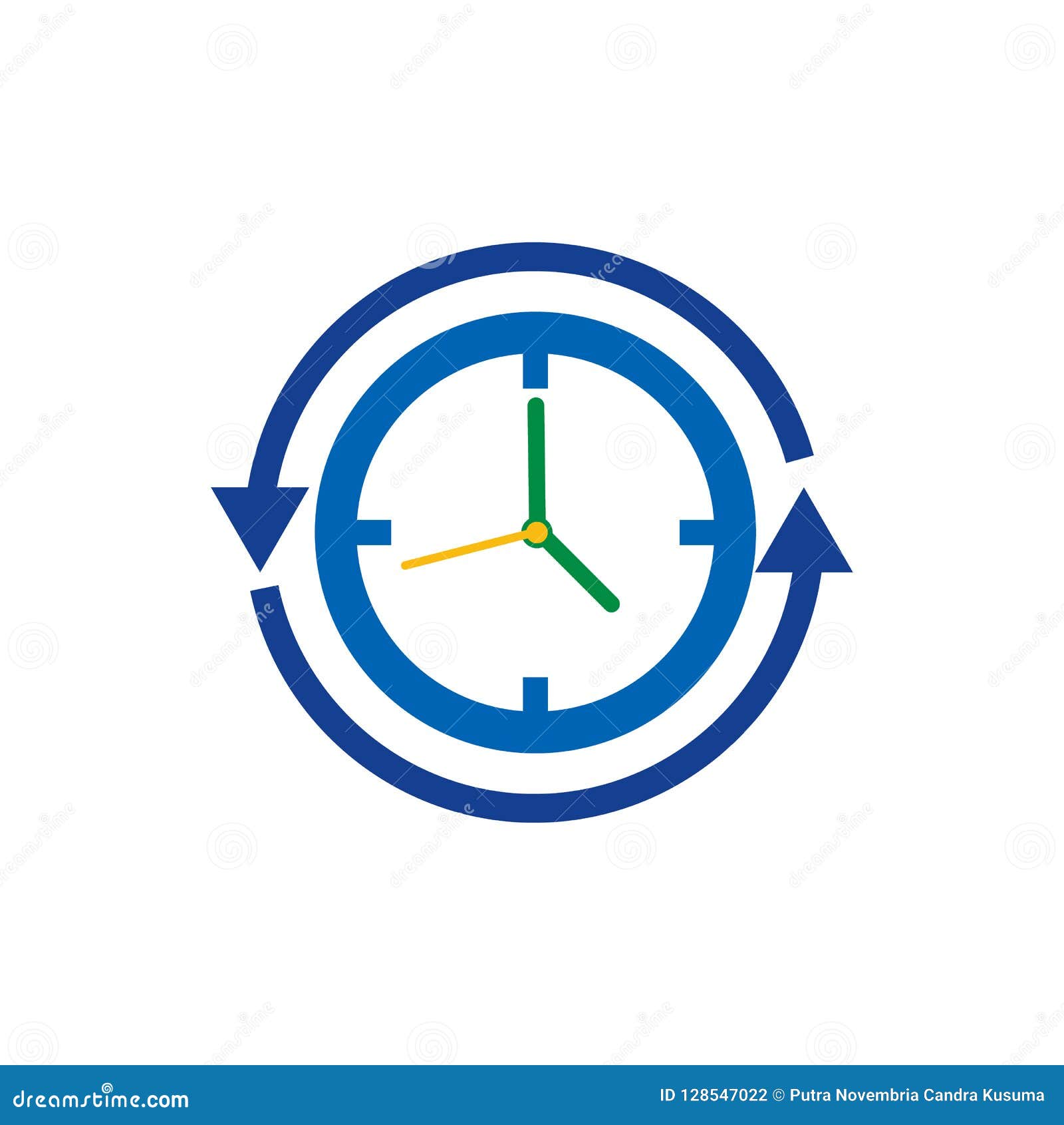 Run Time Logo Icon Design stock vector. Illustration of creative ...
