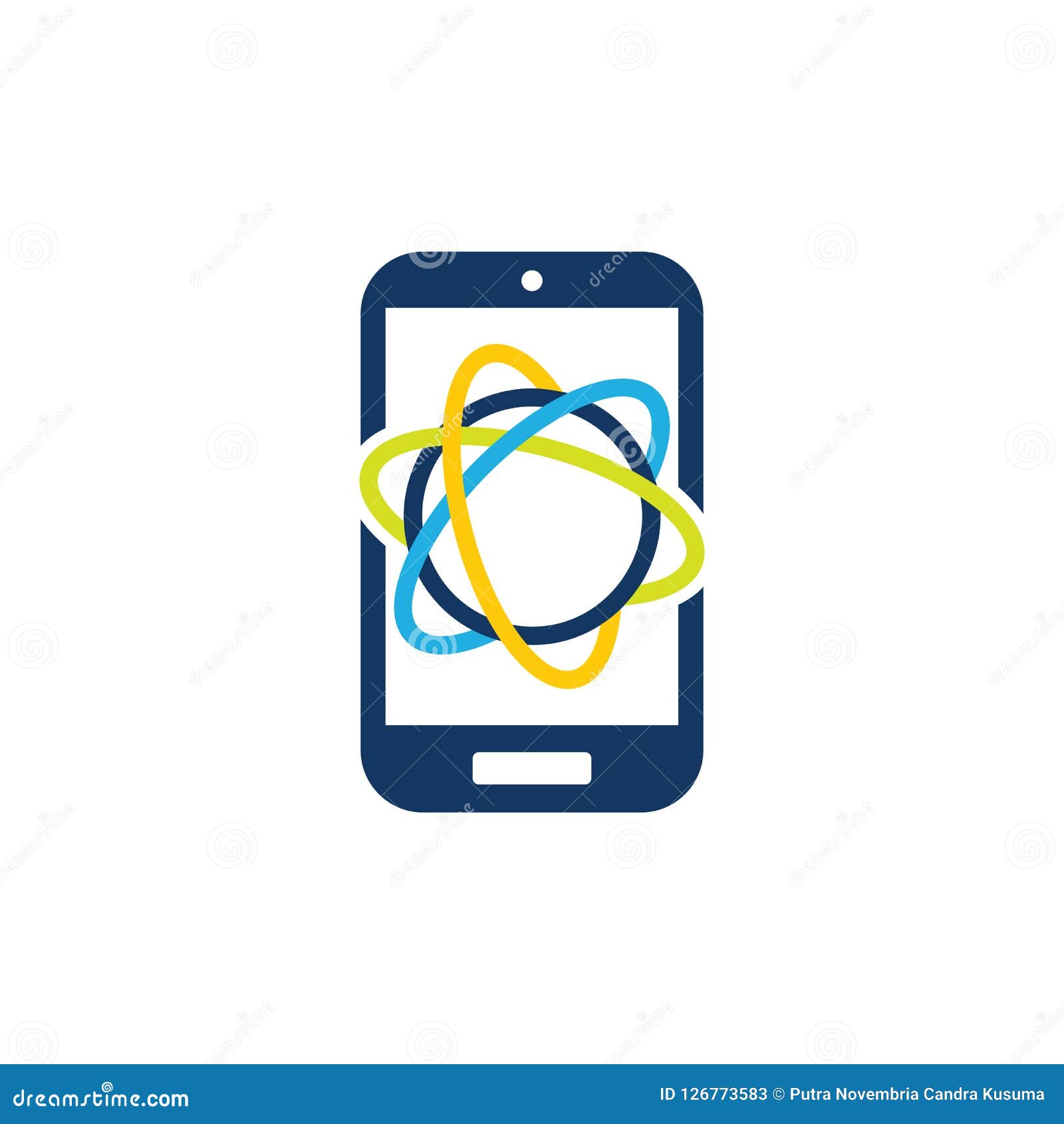 Science Mobile Logo Icon Design Stock Vector - Illustration of digital ...