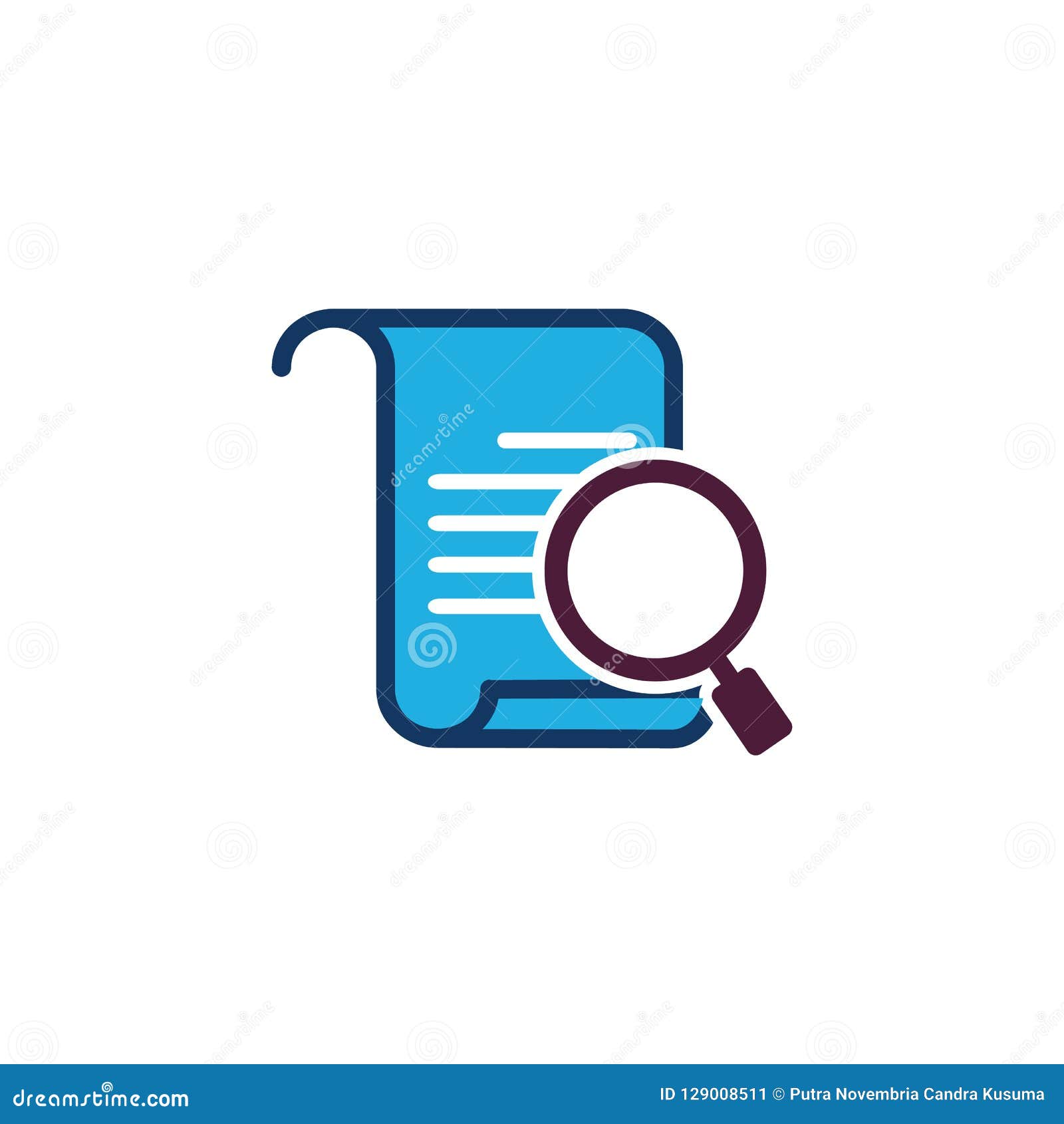 Search Database Logo Icon Design Stock Vector - Illustration of glass ...