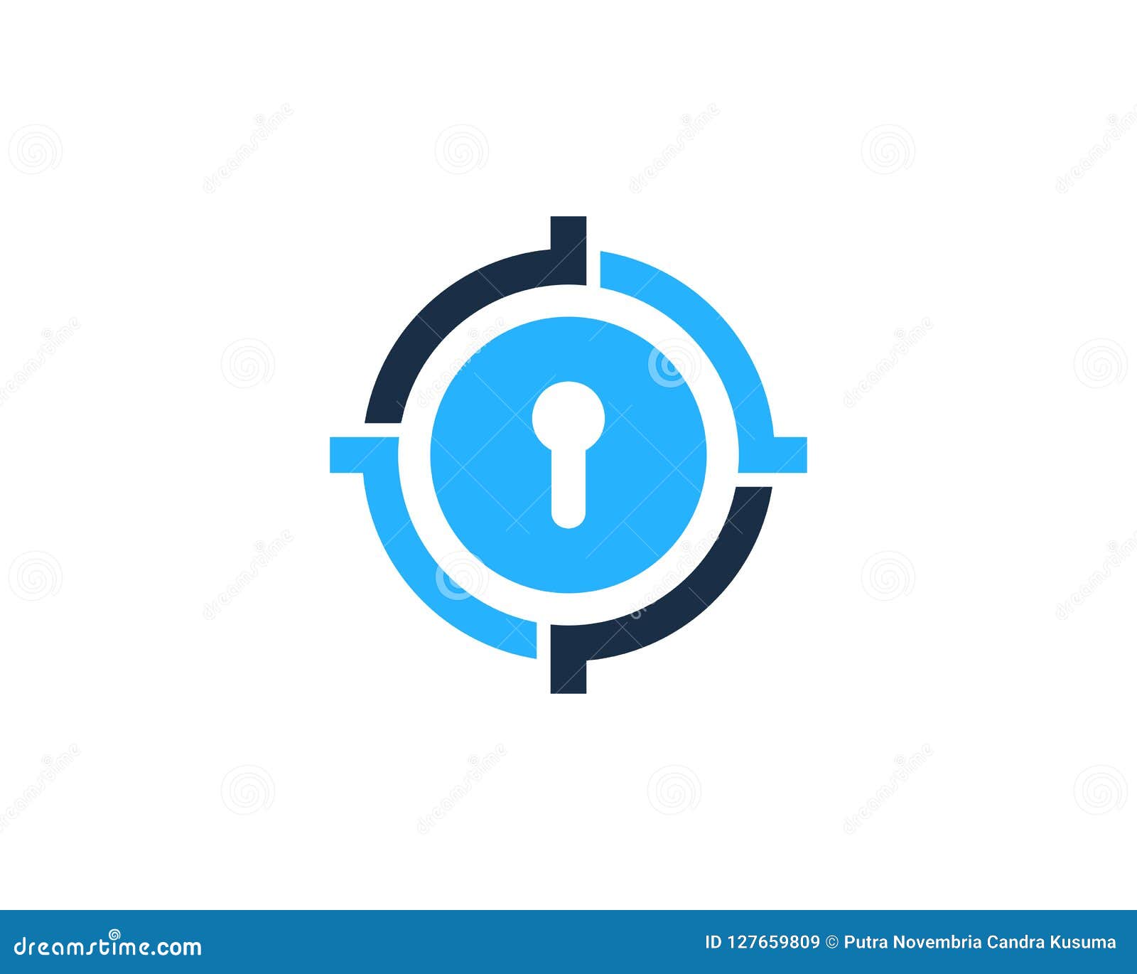 Security Target Logo Icon Design Stock Vector - Illustration of access ...