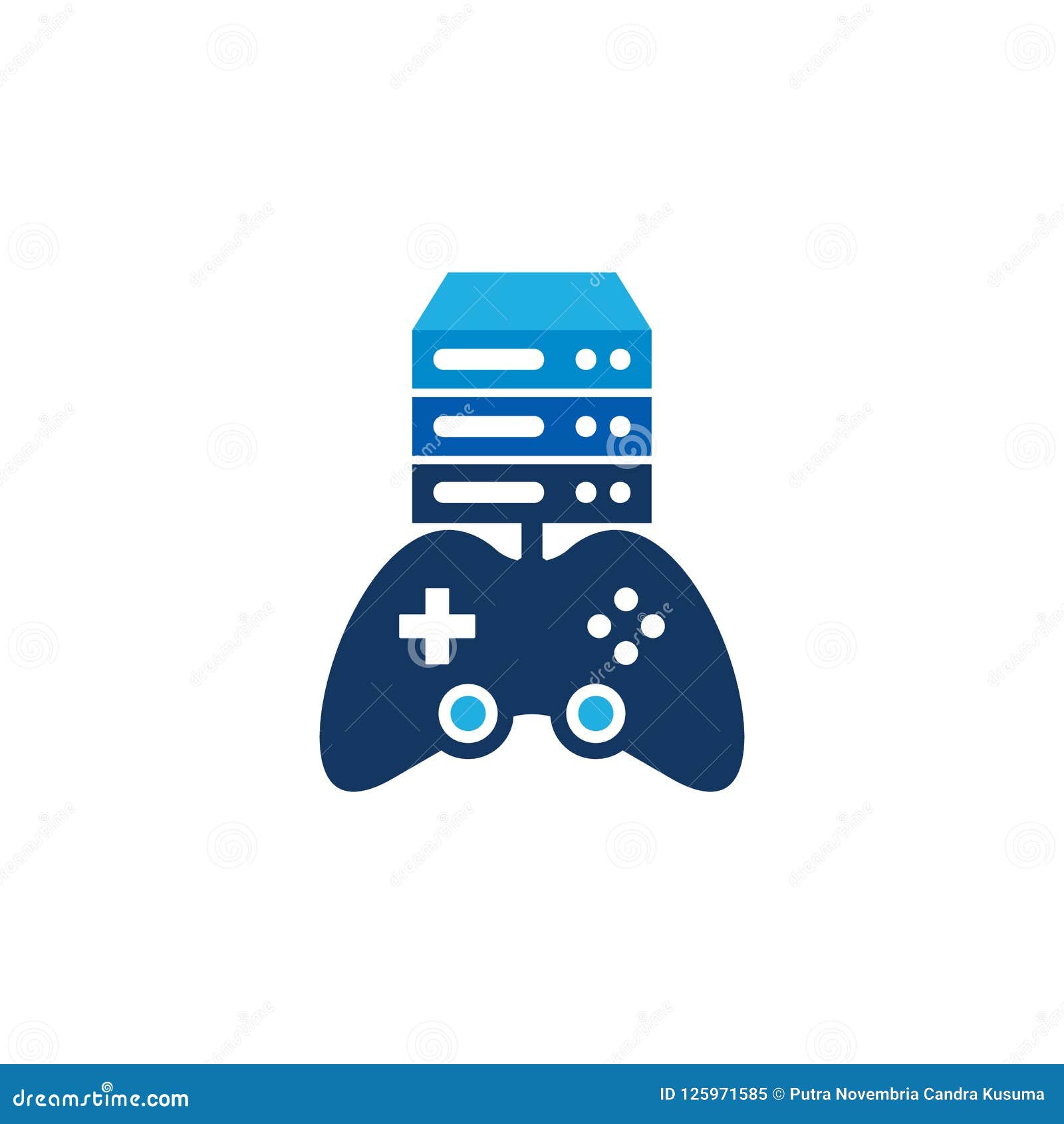 Server Game Logo Icon Design Stock Illustration - Illustration of logo ...