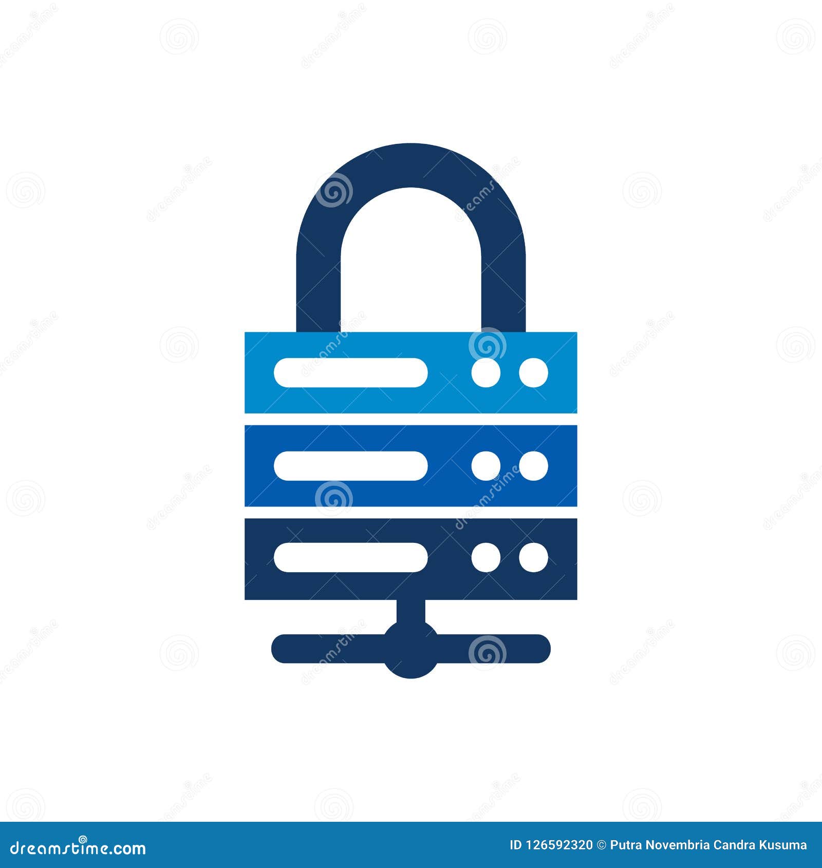 Server Lock Logo Icon Design Stock Vector - Illustration of icon ...