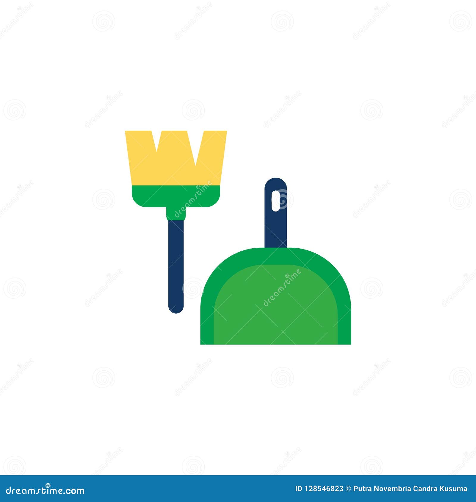 Small Broom Logo Icon Design Stock Vector - Illustration of identity ...