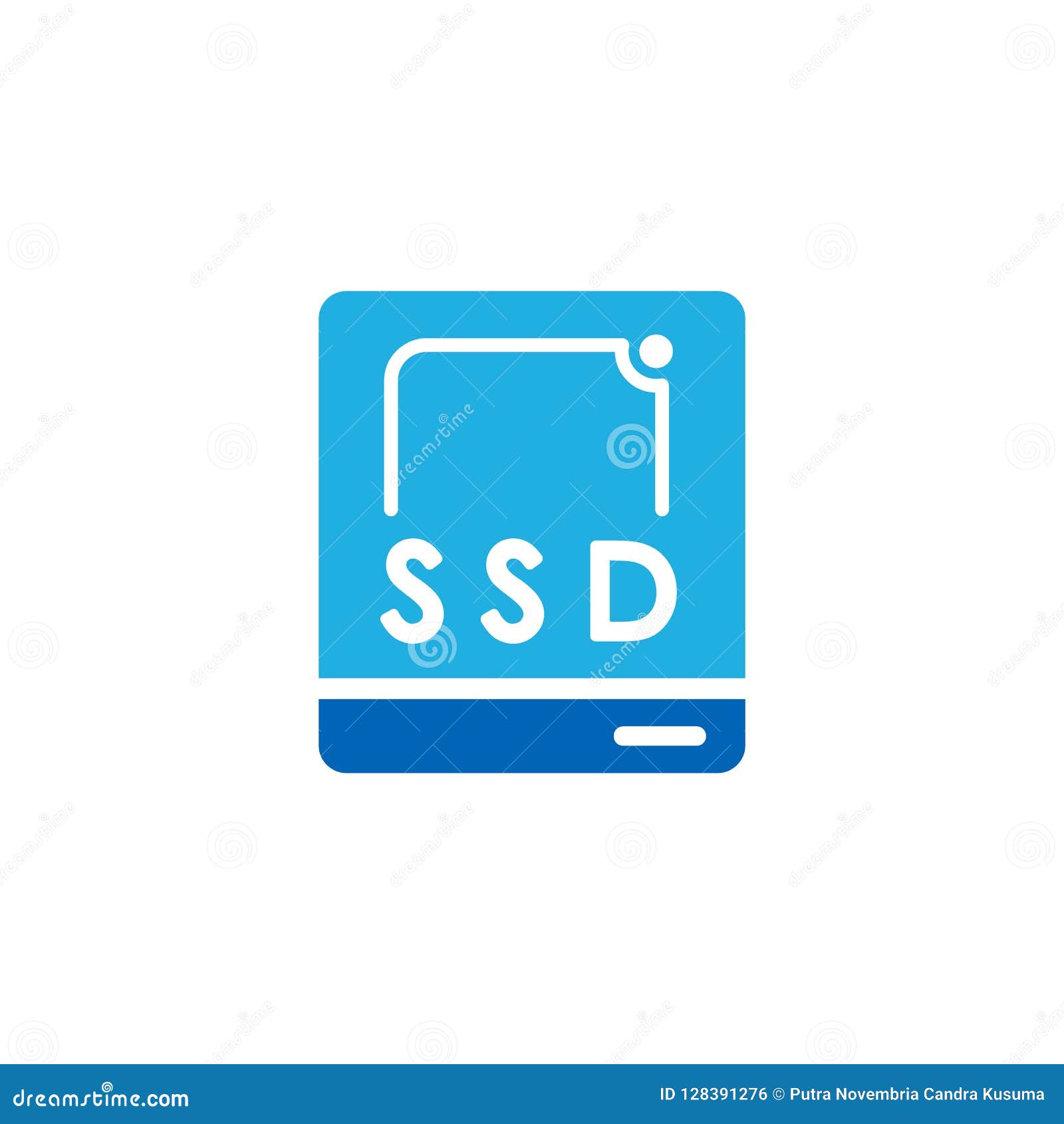 Solid State Drive Logo Icon Design Stock Illustration - Illustration of ...