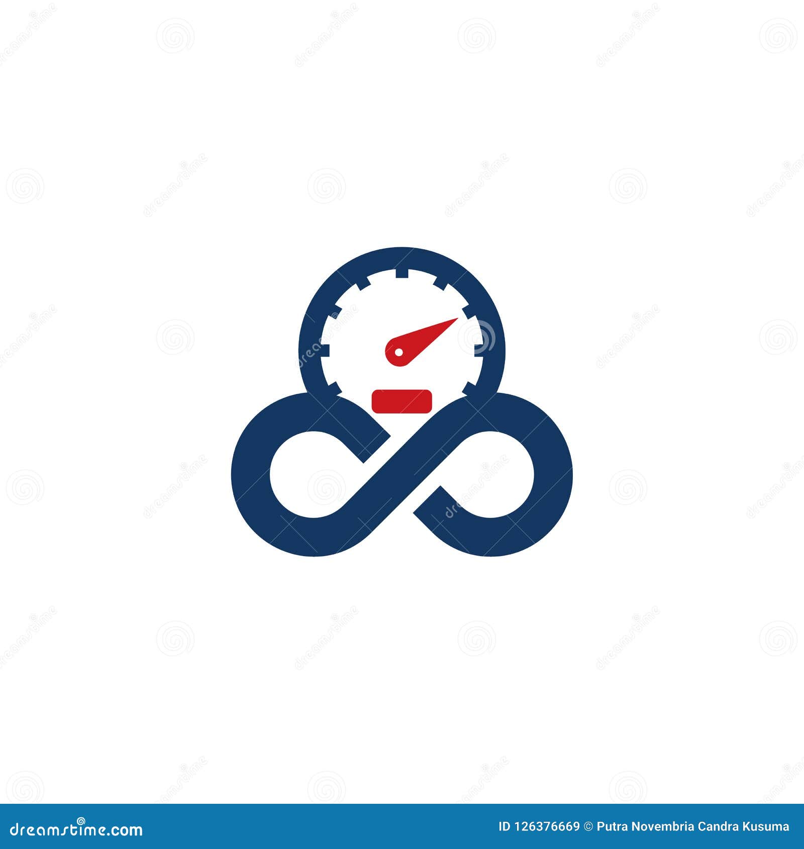 Speed Infinity Head Logo Icon Design Stock Illustration - Illustration ...