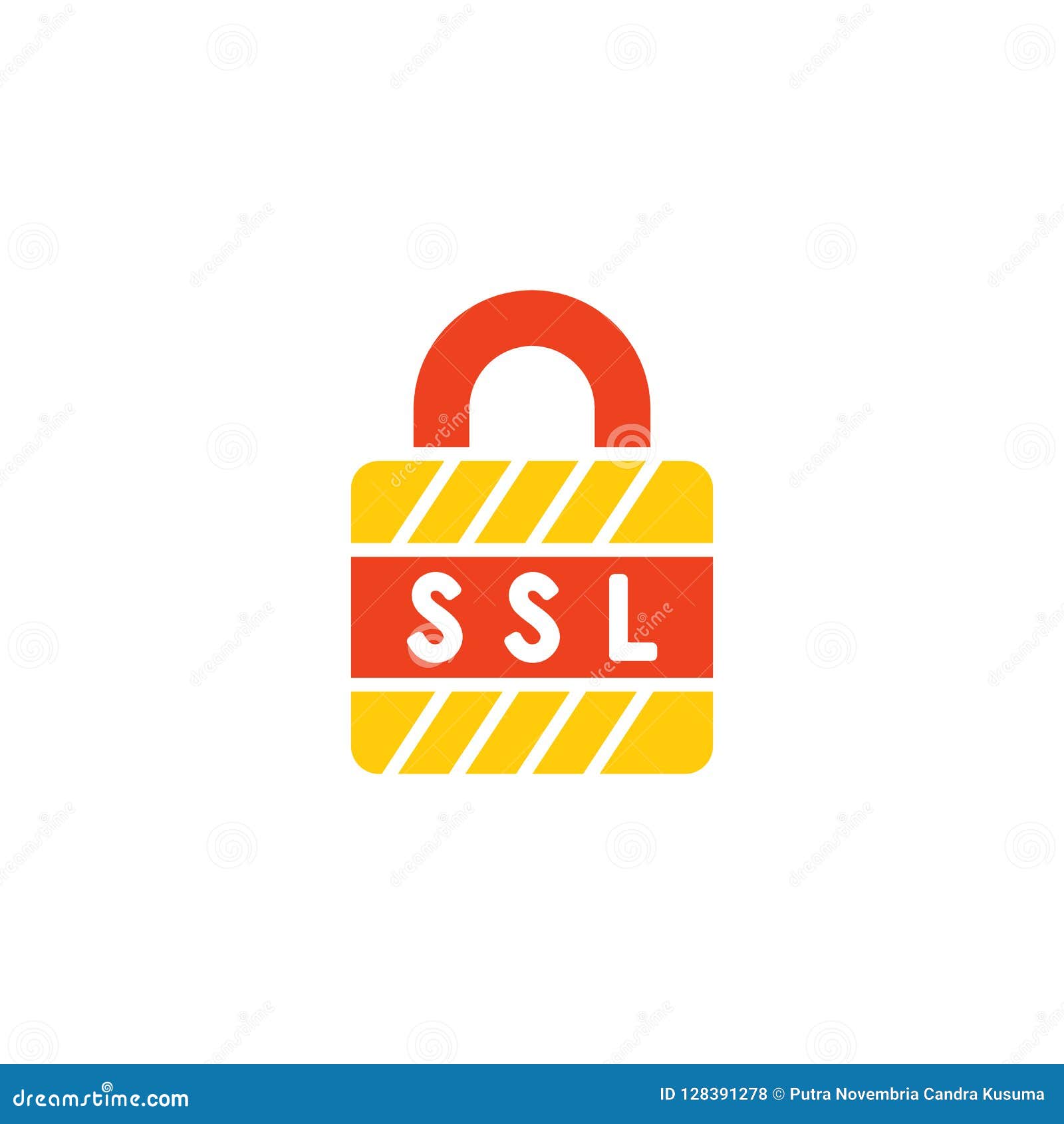 SSL Security Logo Icon Design Stock Illustration - Illustration of ...
