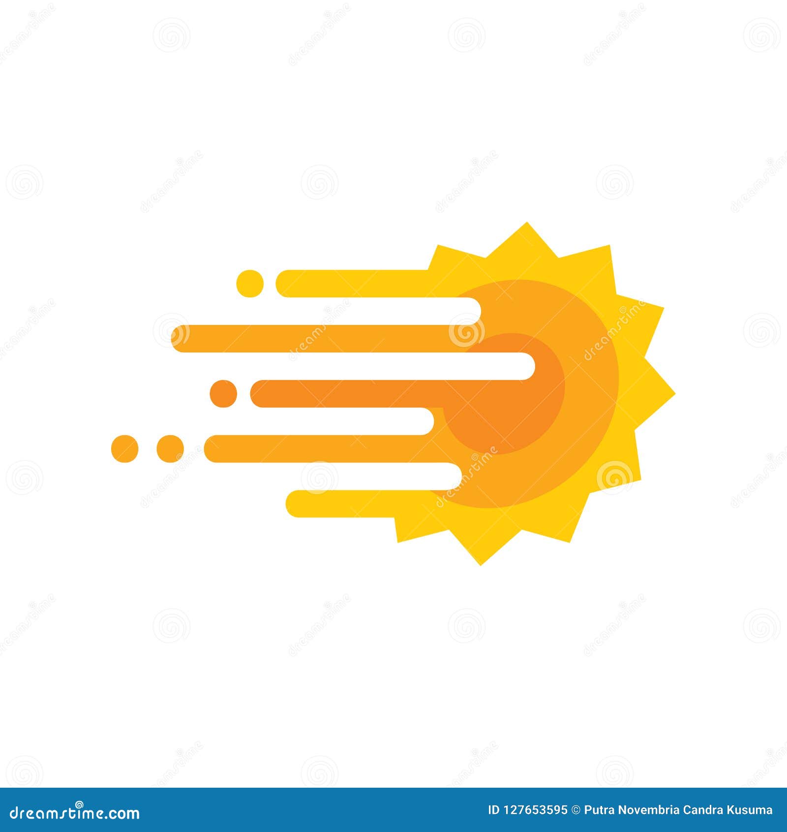 Sun Speed Logo Icon Design stock vector. Illustration of internet ...