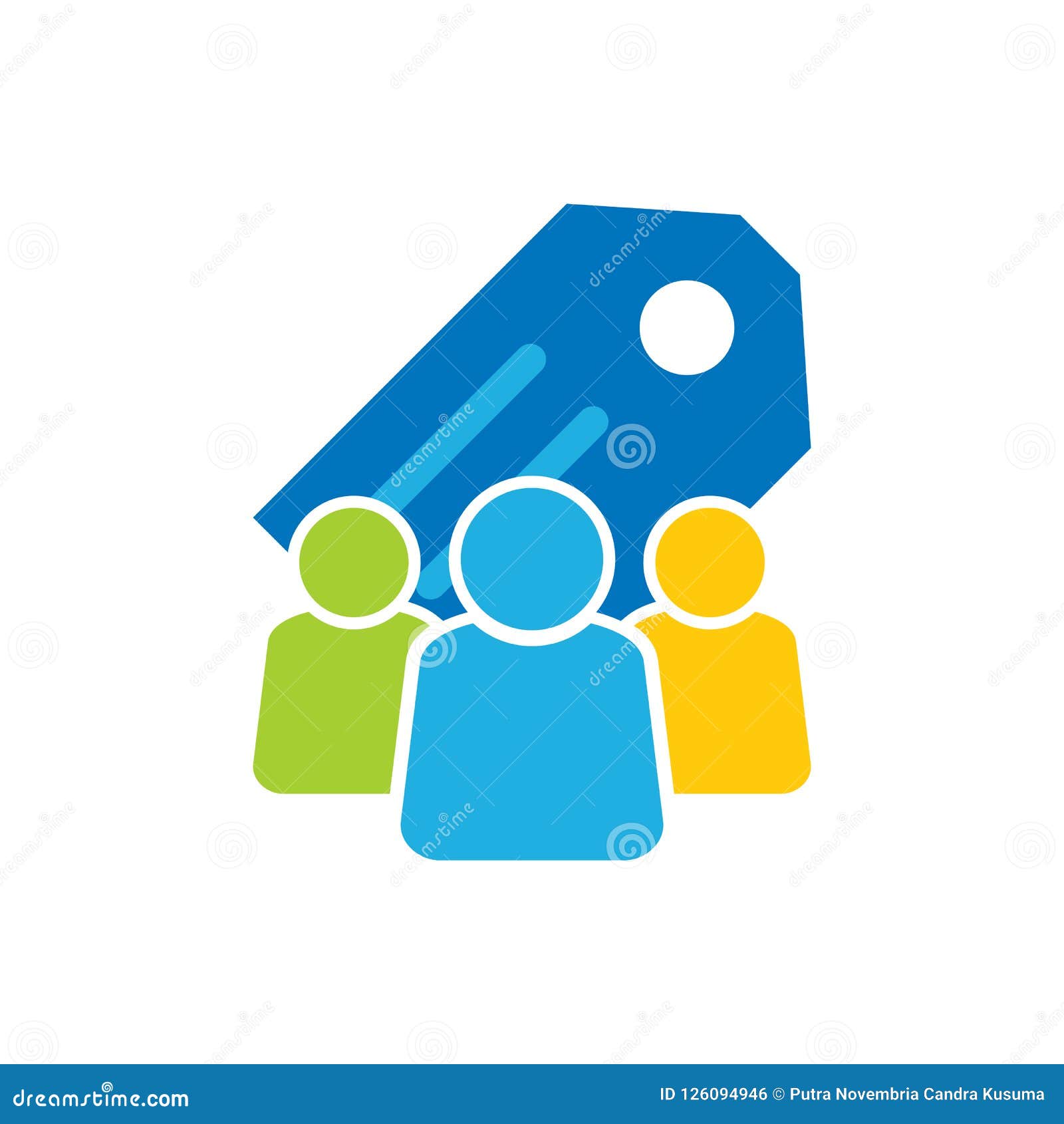 Tag Group Logo Icon Design stock vector. Illustration of corporate ...