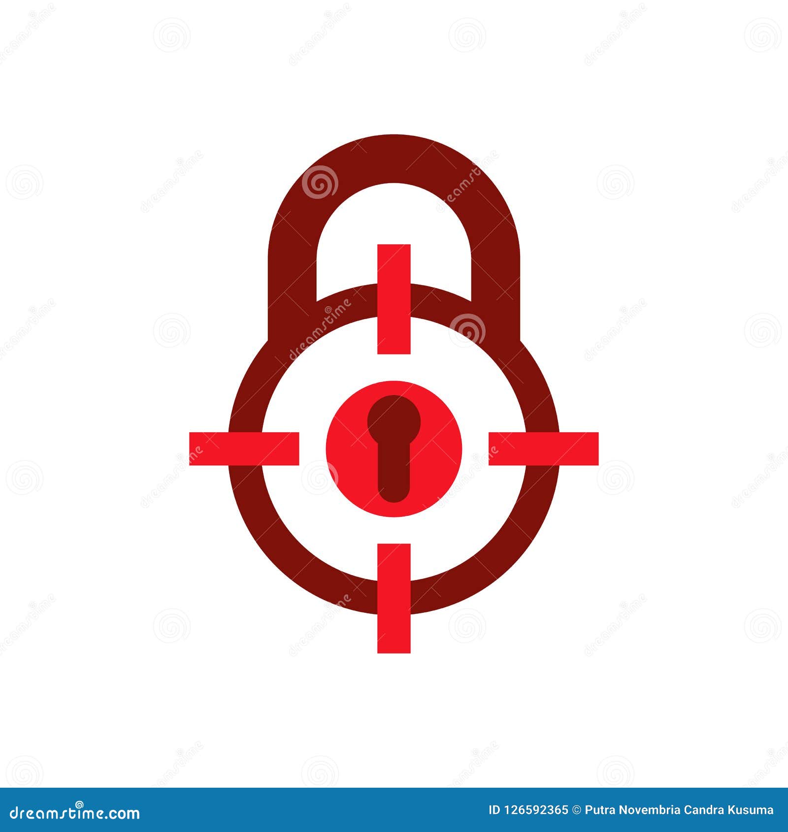 Target Lock Logo Icon Design Stock Vector - Illustration of design ...