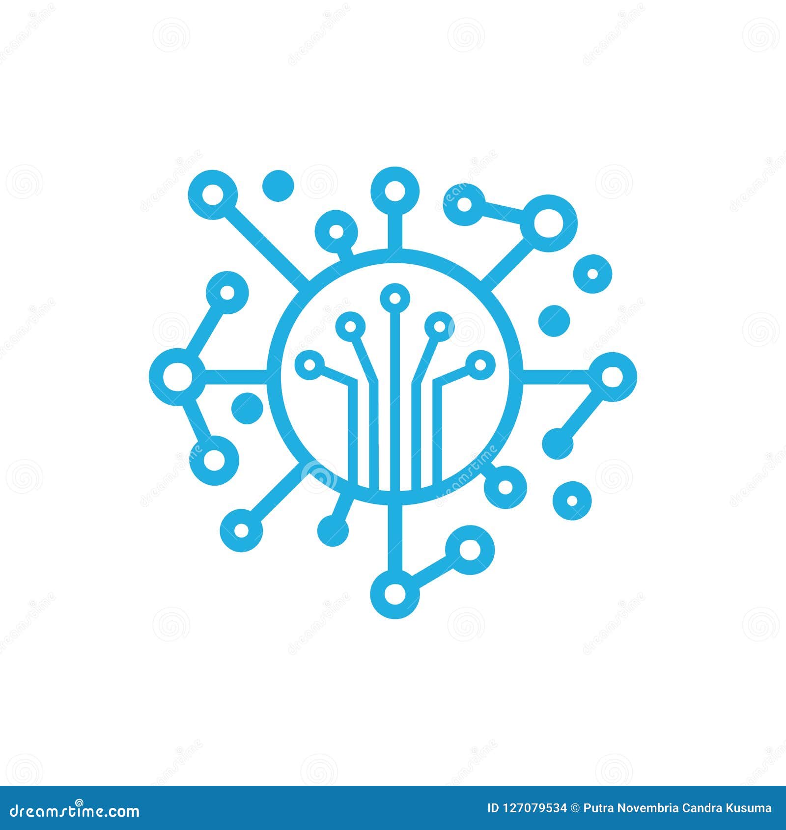 Tech Network Logo Icon Design Stock Vector - Illustration of global ...