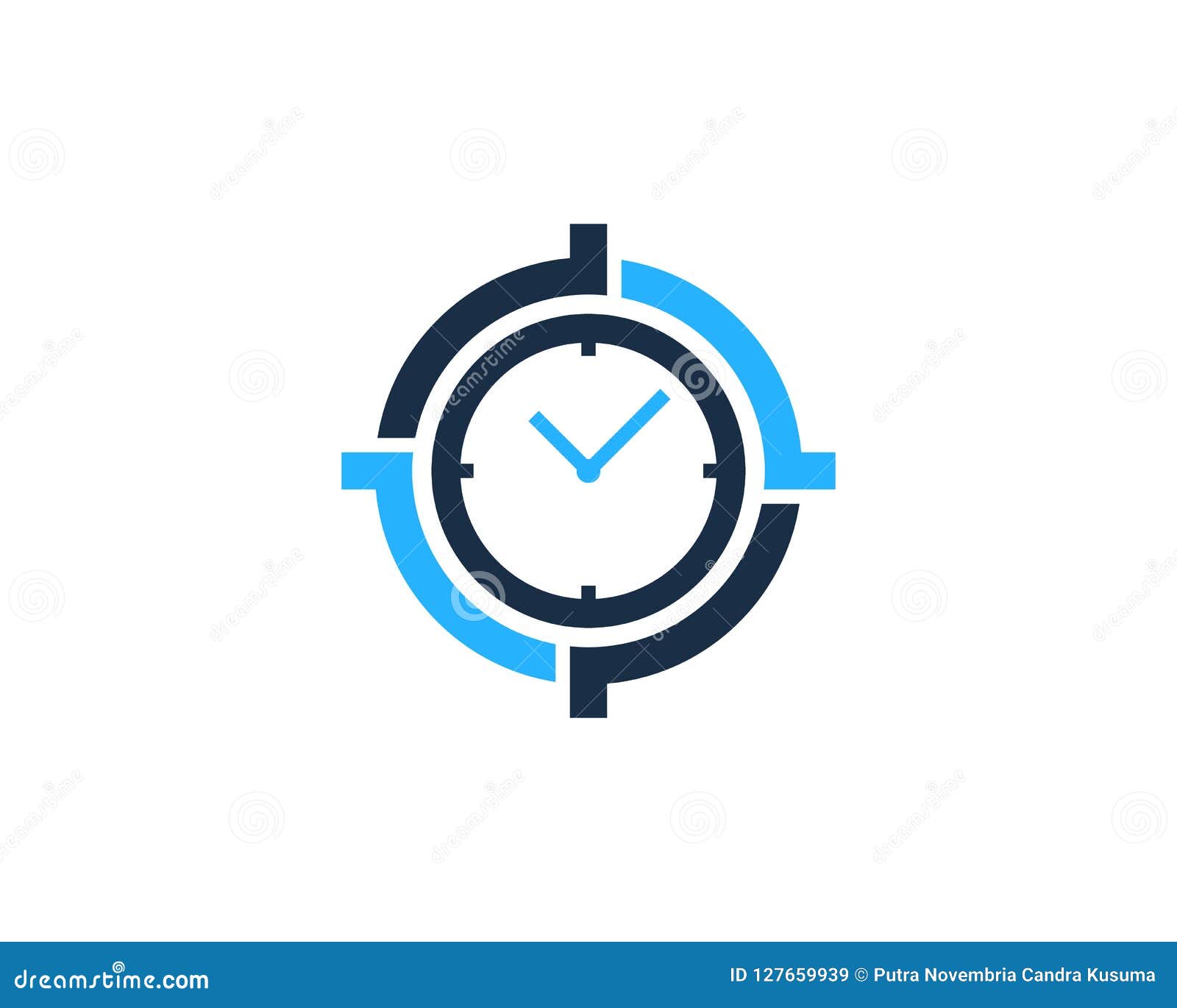 Time Target Logo Icon Design Stock Vector - Illustration of icon ...