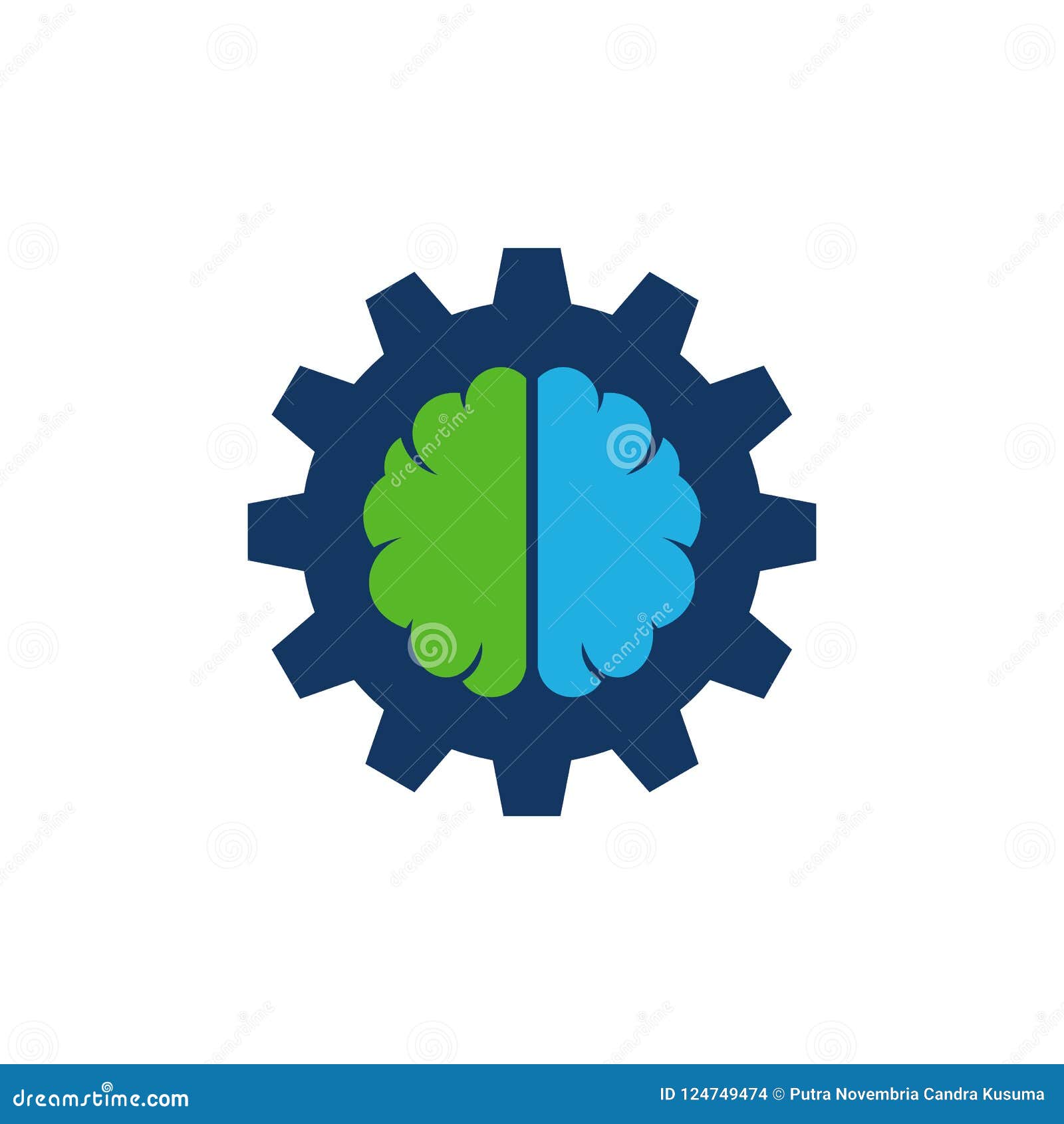 Tool Brain Logo Icon Design Stock Vector - Illustration of inspiration ...