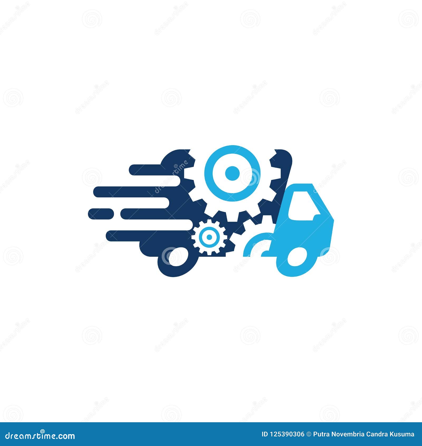Tool Delivery Logo Icon Design Stock Vector - Illustration of gear ...