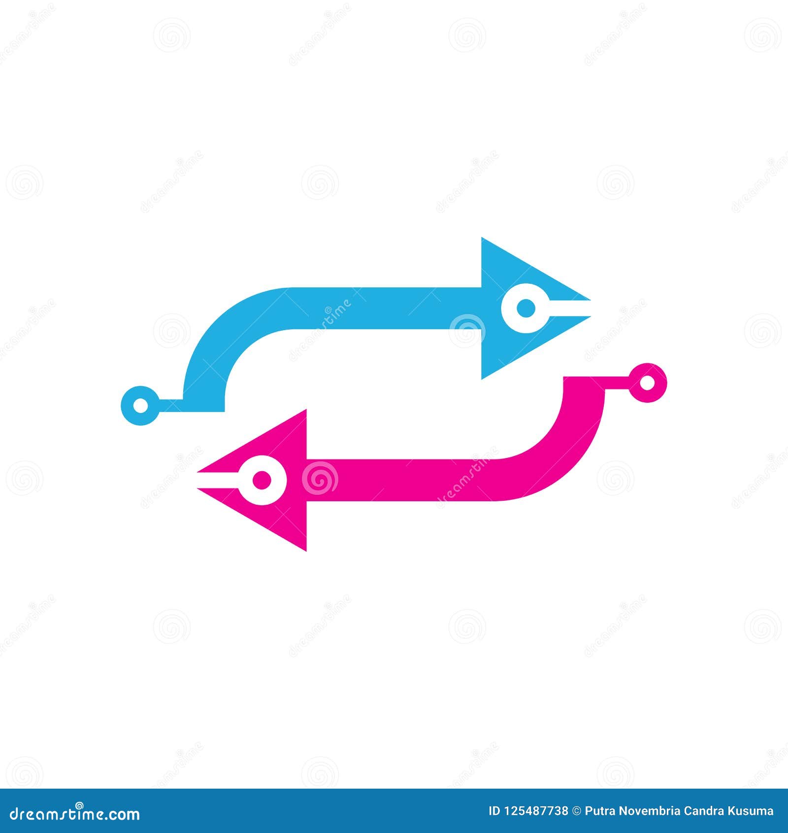 Transfer Digital Logo Icon Design Stock Vector - Illustration of money ...