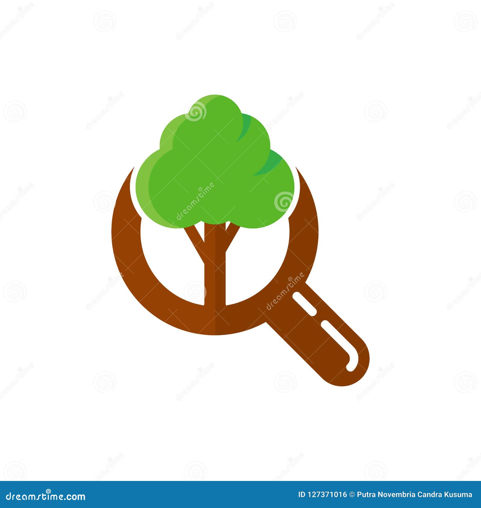 Tree Search Logo Icon Design Stock Vector - Illustration of graphic ...