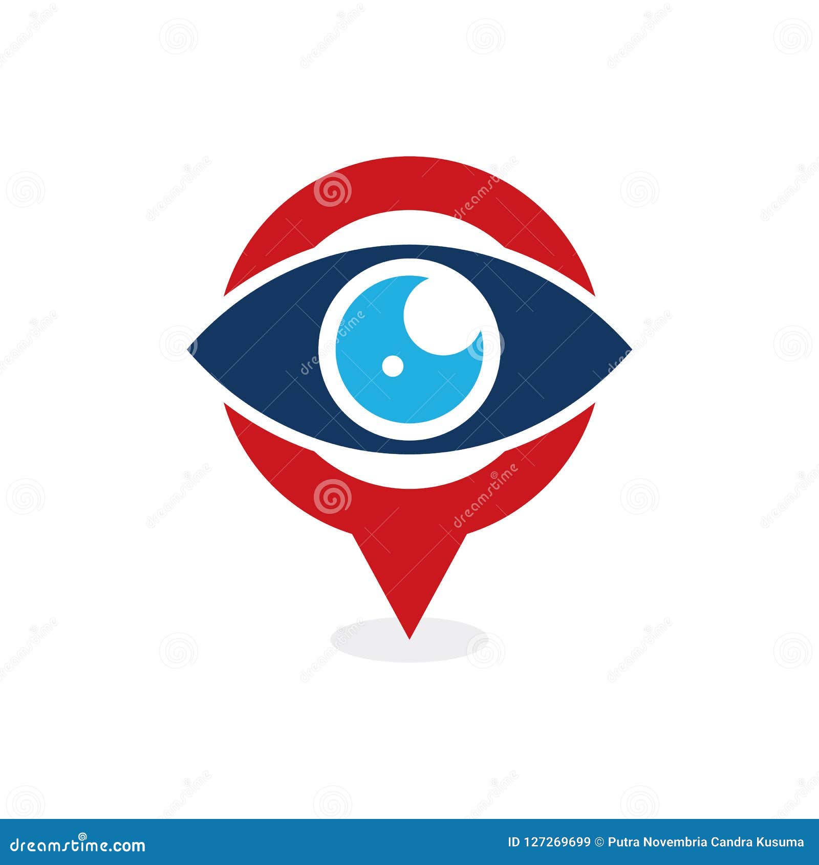 Vision Point Logo Icon Design Stock Vector - Illustration of light ...