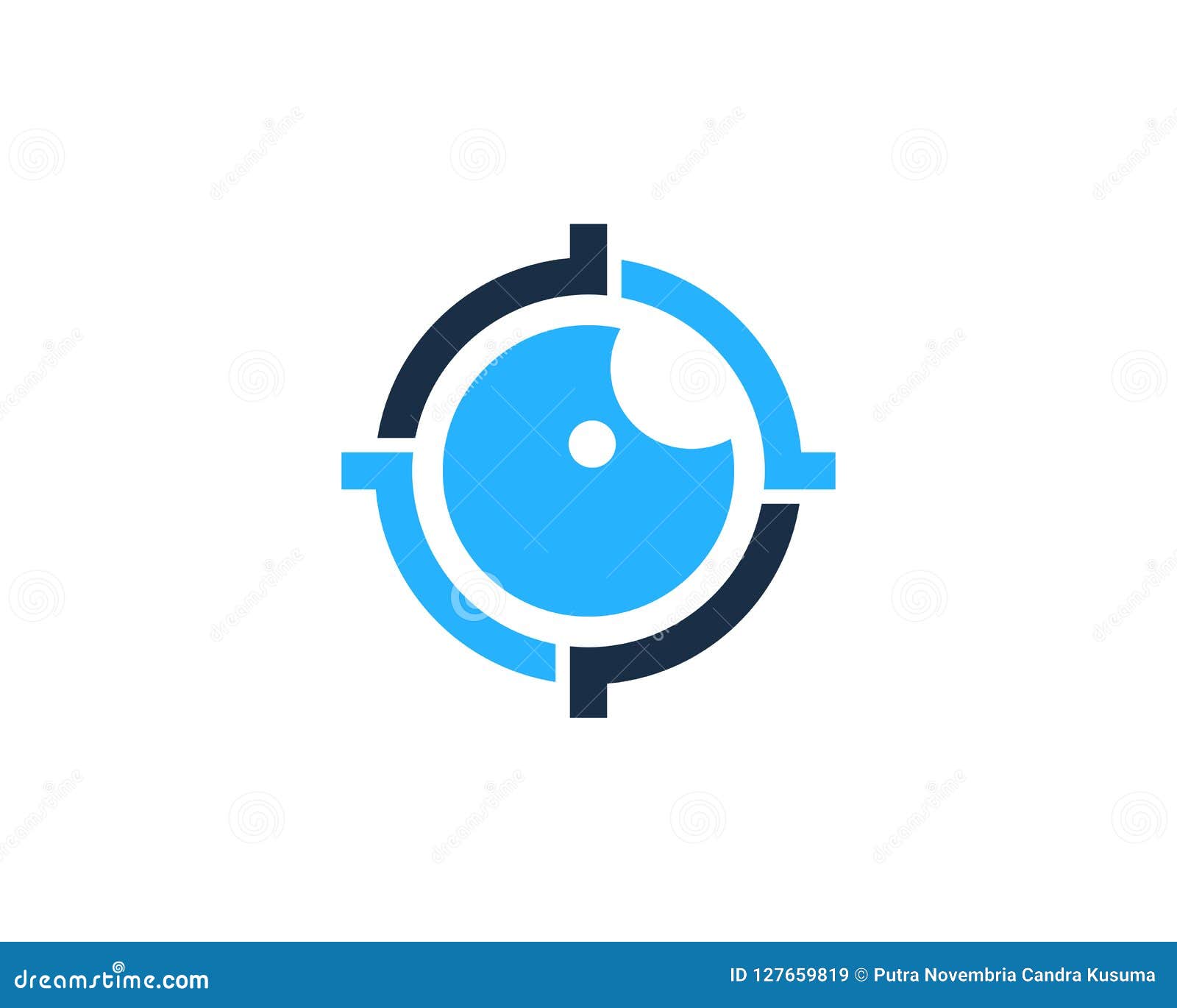 Vision Target Logo Icon Design Stock Vector - Illustration of accuracy ...